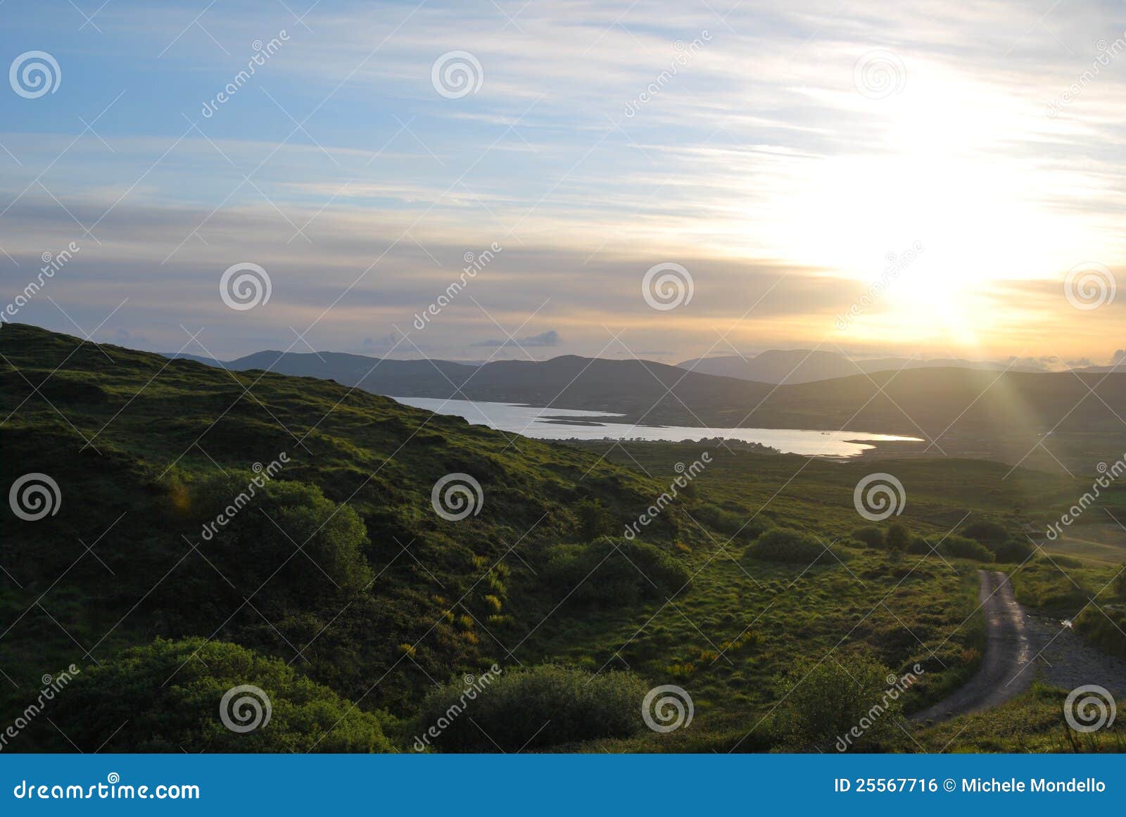 Irish Sunset stock photo. Image of muss, ireland, green - 25567716