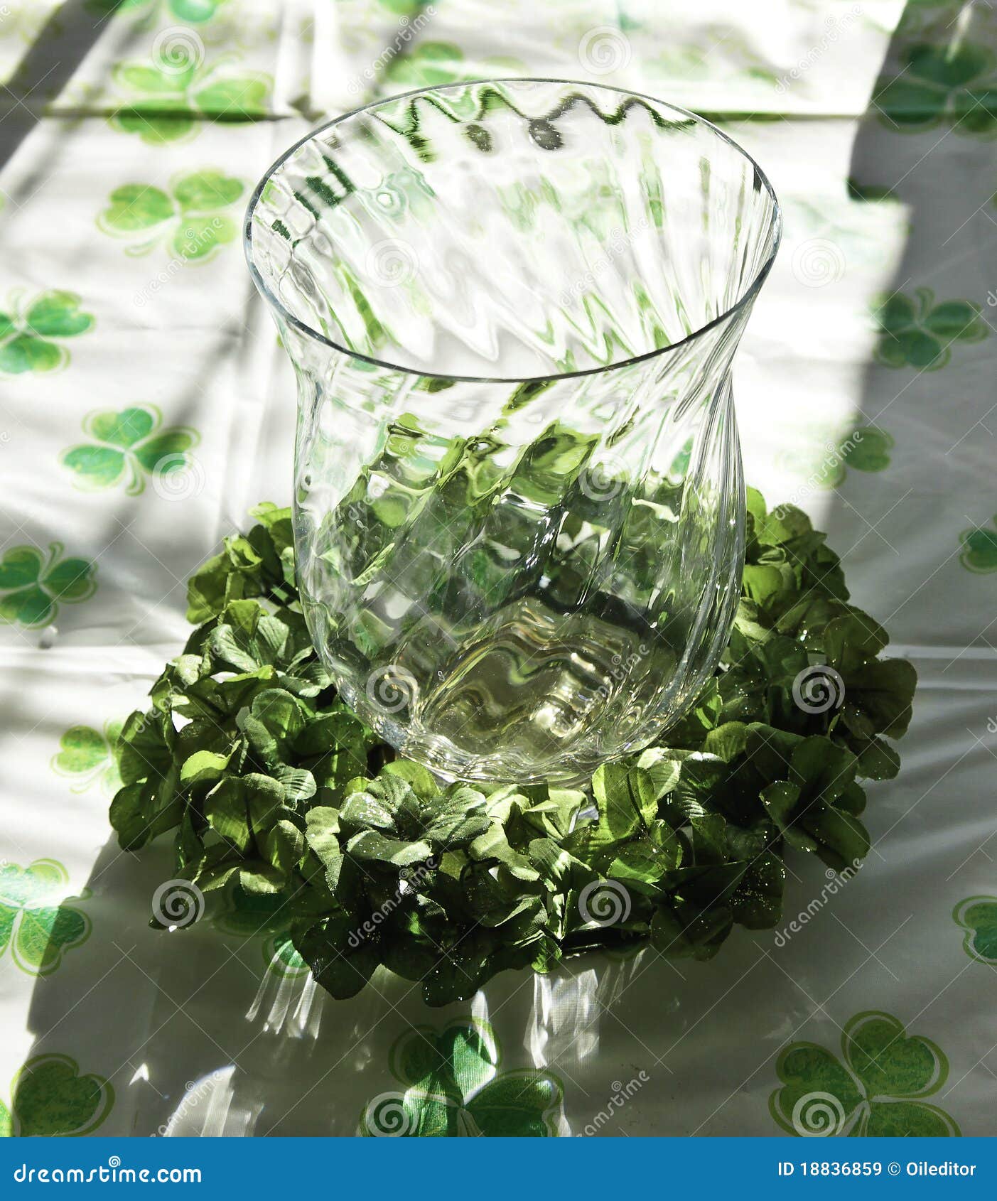 Irish vase stock image. Image of irish, patrick, table - 18836859