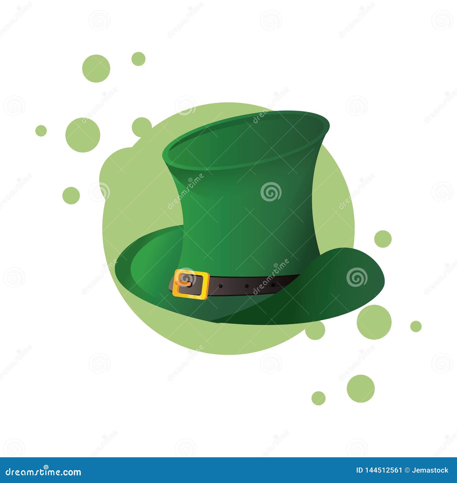 Irish vintage hat stock vector. Illustration of saint - 144512561