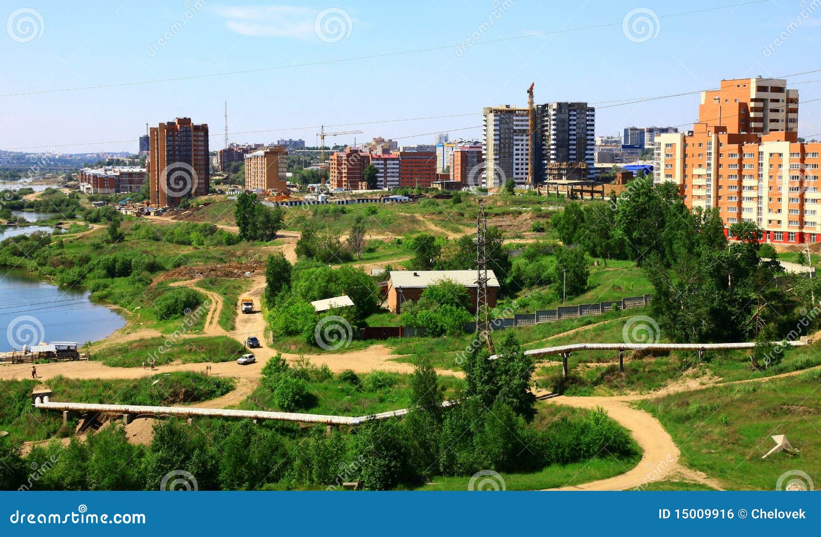 Irkutsk, Russland. stockfoto. Bild von installieren, industriell - 15009916