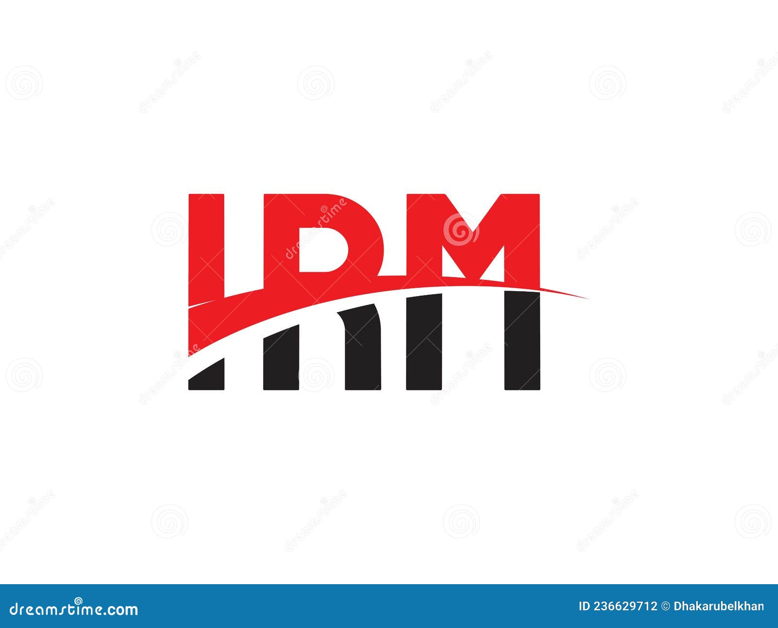 IRM Letter Initial Logo Design Vector Illustration Stock Vector ...