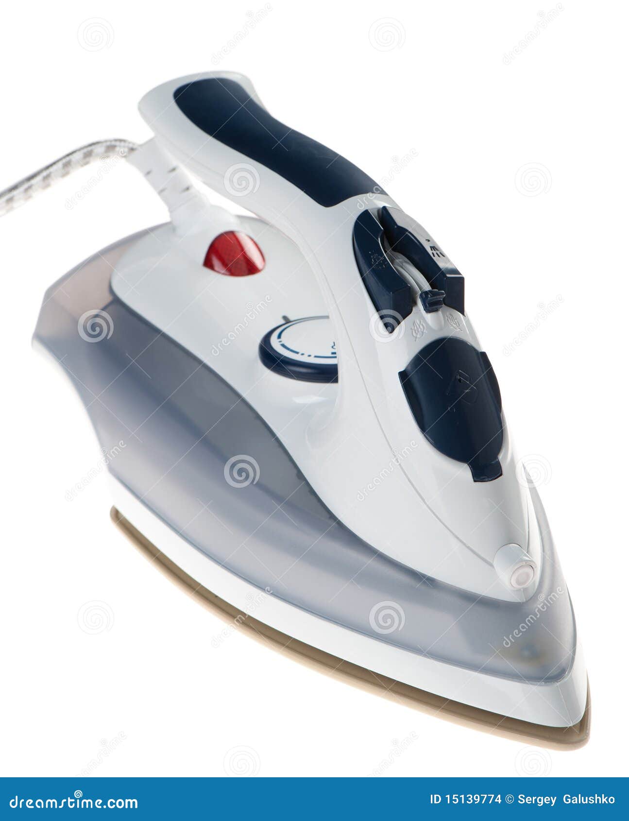 Iron stock photo. Image of iron, cord, isolated, steam - 15139774