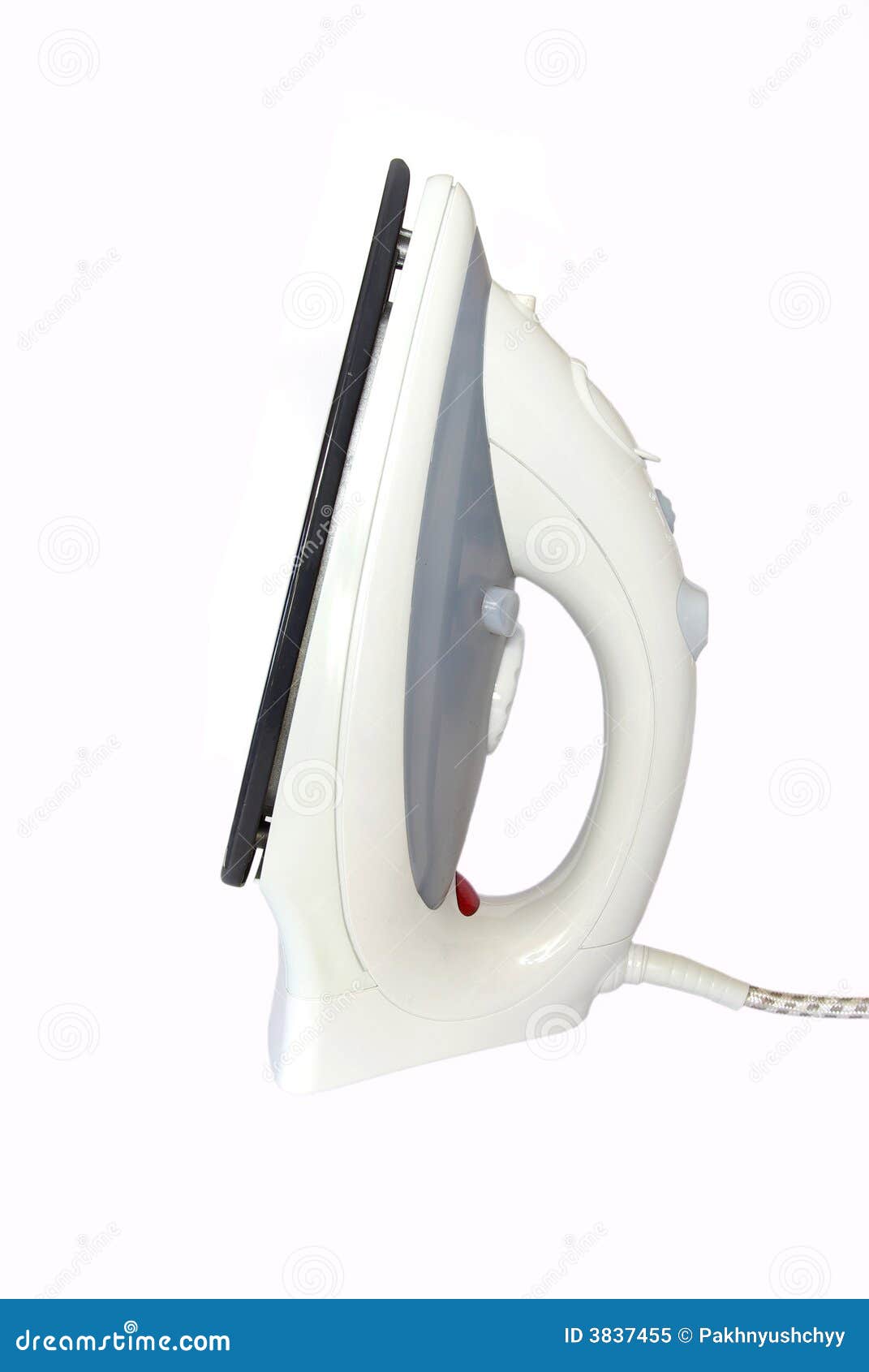 Iron stock image. Image of isolated, plastic, crease, side - 3837455