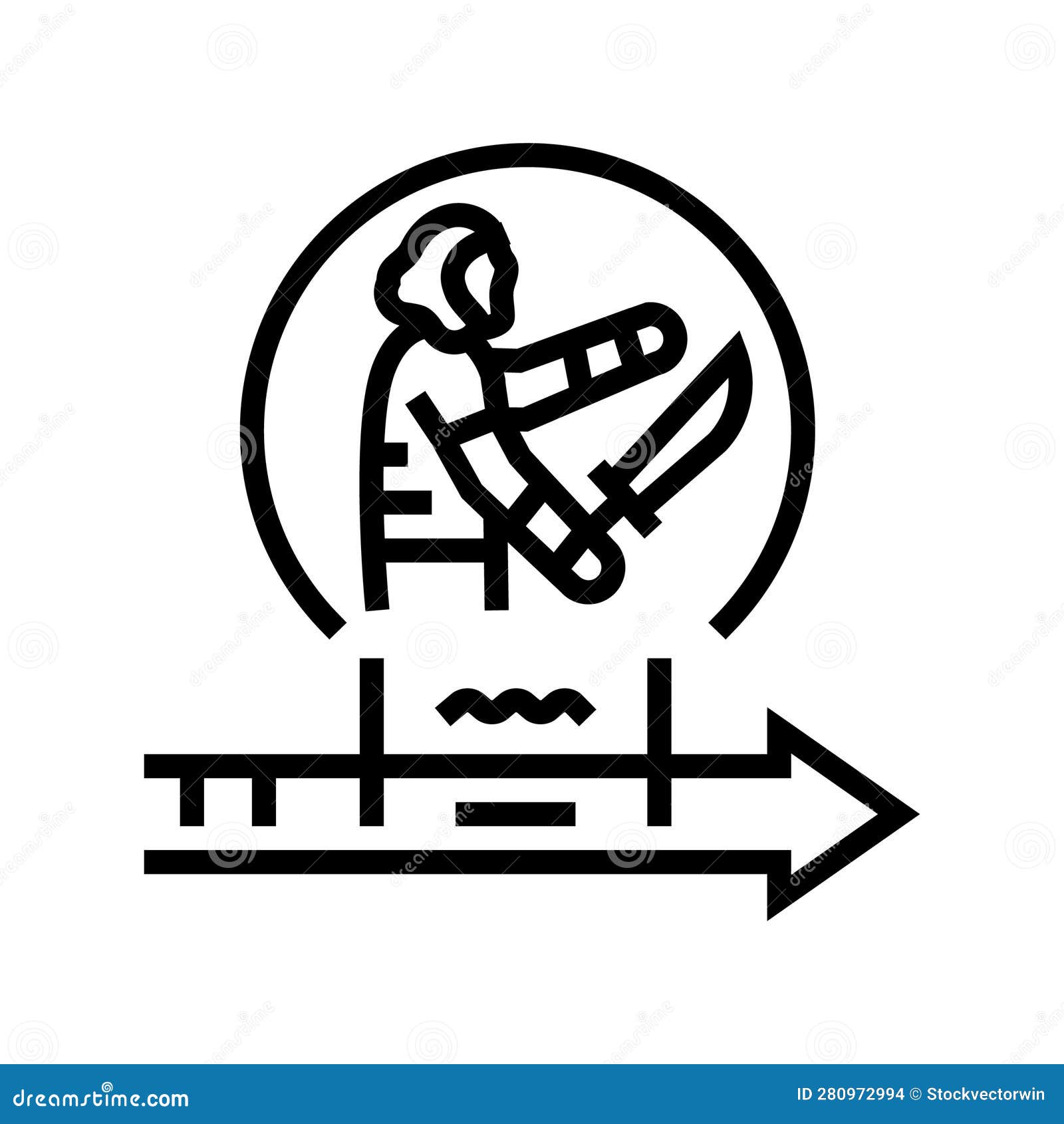 Evolution Line Icons, Signs, Vector Set, Outline Illustration Concept ...