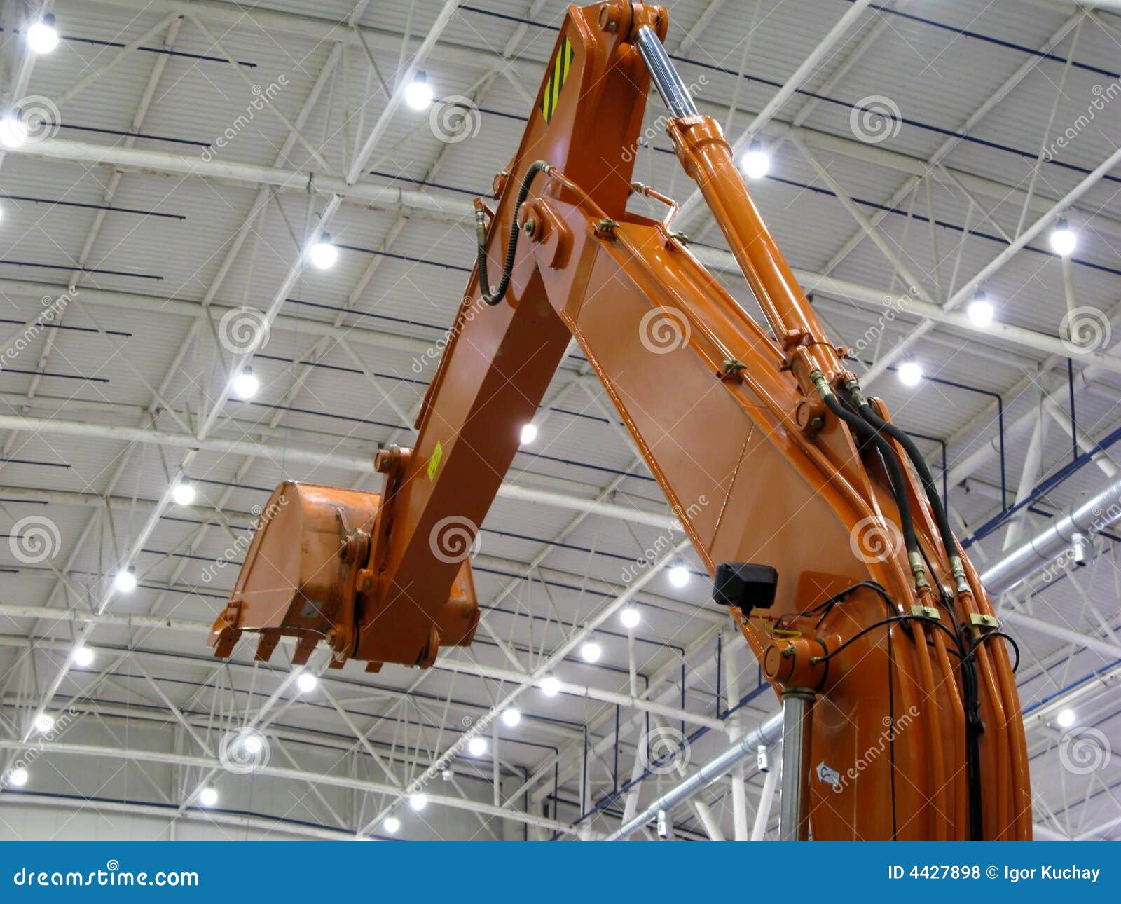 Iron arm stock photo. Image of machine, scoop, construction - 4427898