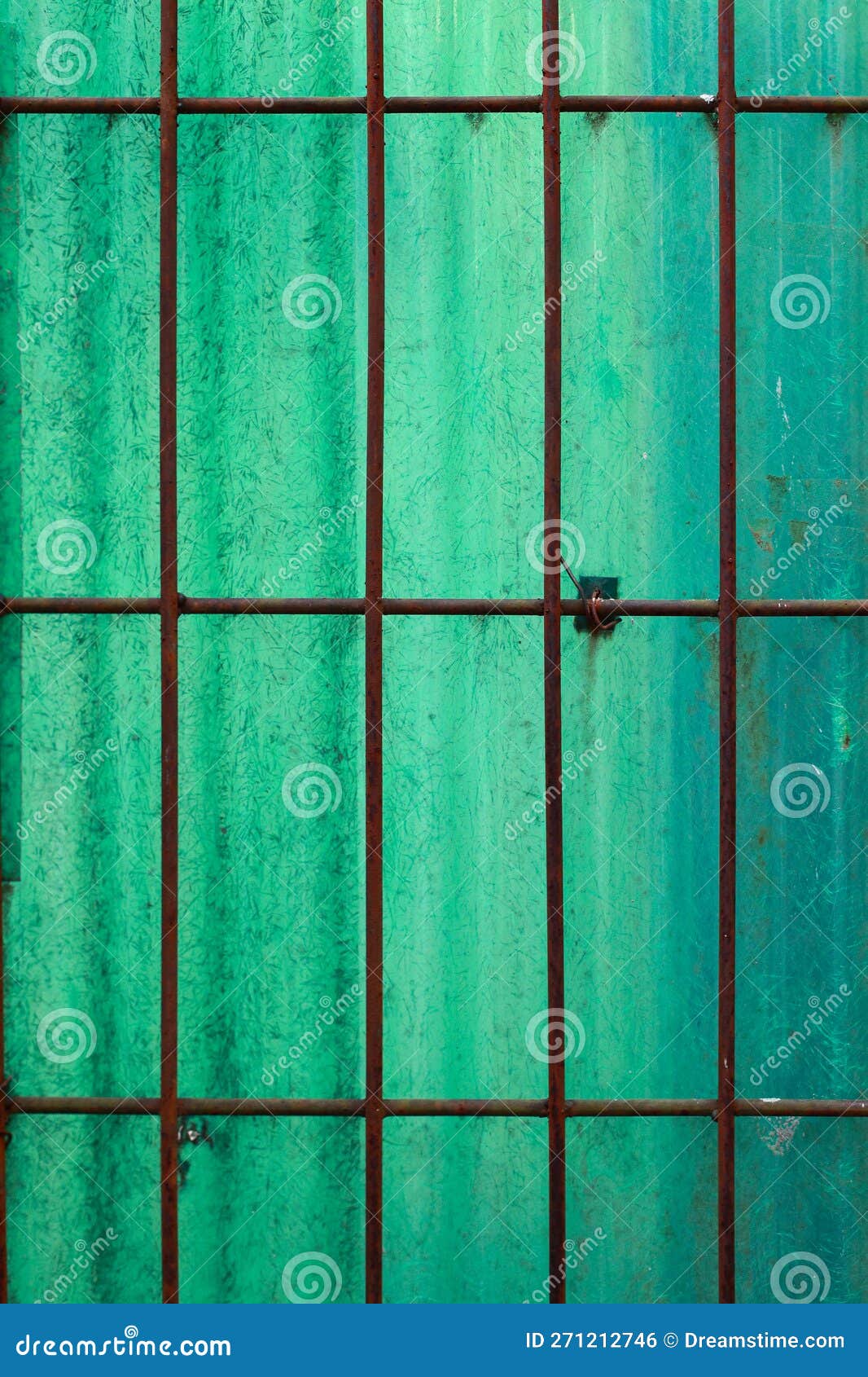 Iron Arranged in the Form of a Rectangular Column with a Green ...