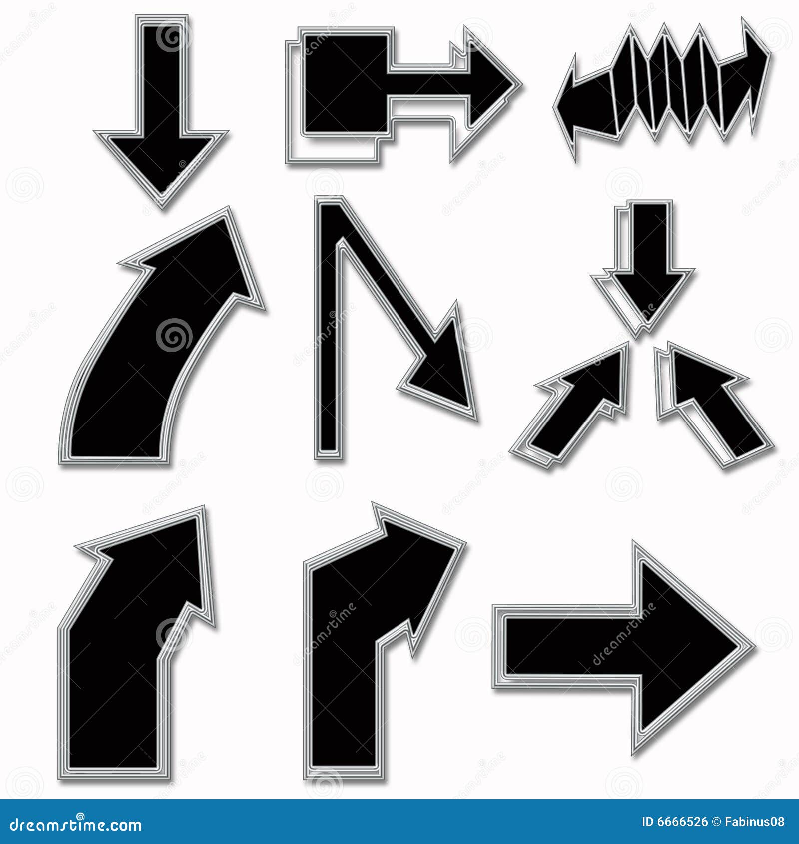 Iron arrows stock illustration. Illustration of move, circles - 6666526