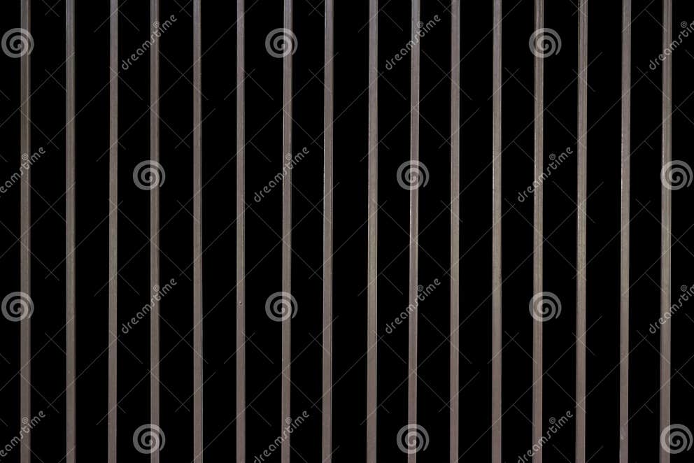 Iron Baluster or Steel Cage Isolate on Background Stock Illustration ...