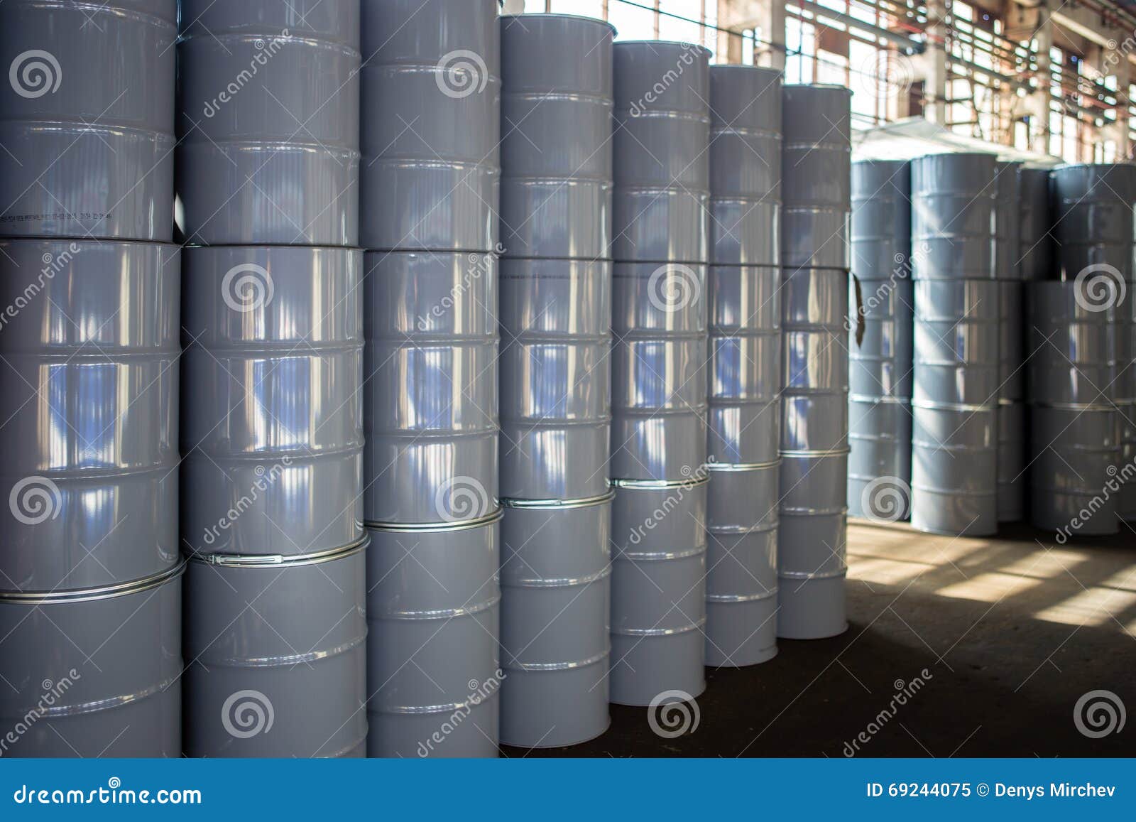Iron barrels stock image. Image of fluid, metallic, crude - 69244075