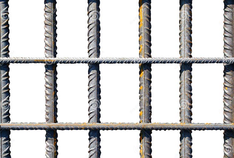 Iron bars stock photo. Image of reinforced, pattern, civil - 3075628