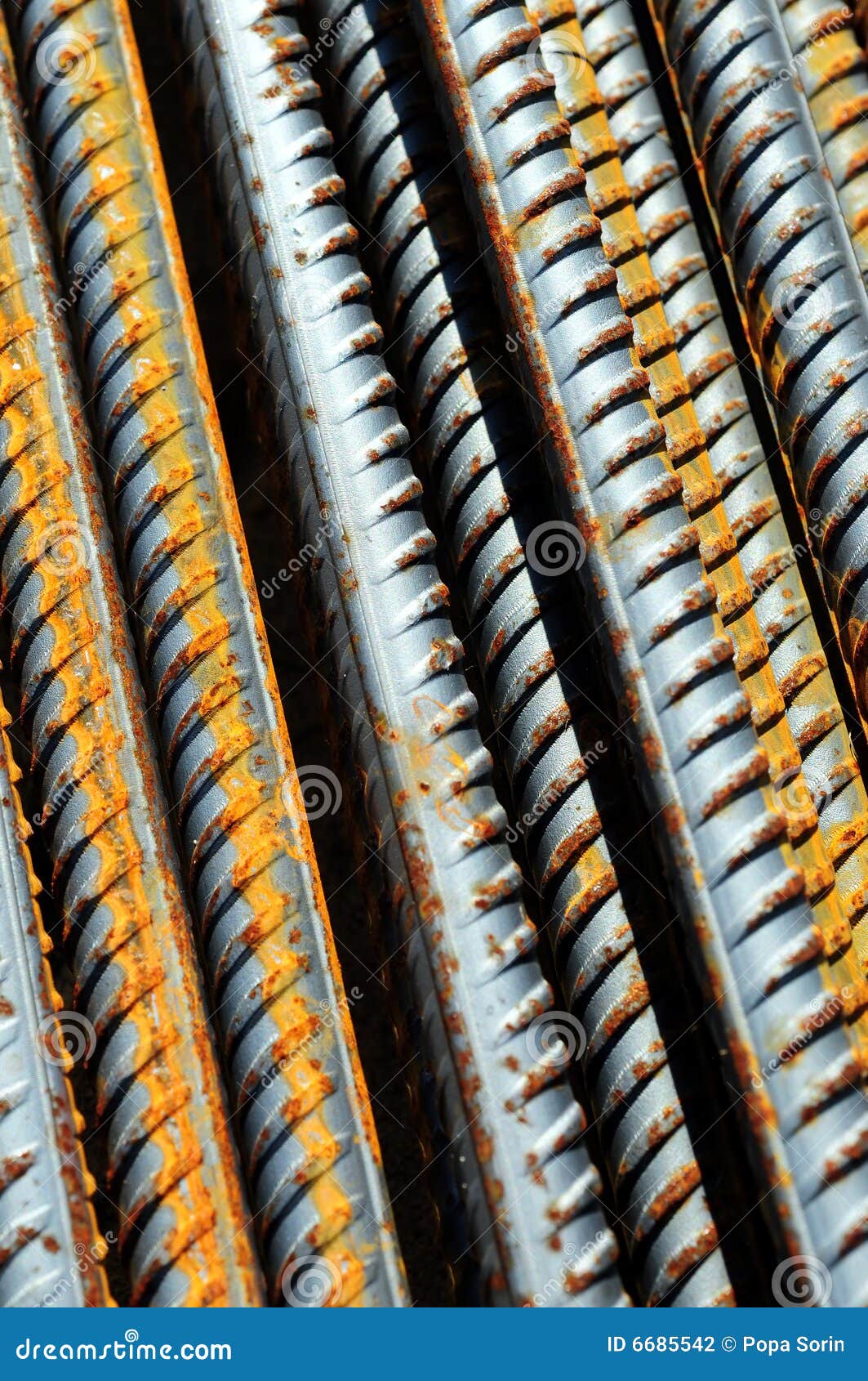 Iron bars stock photo. Image of steel, industries, construction - 6685542