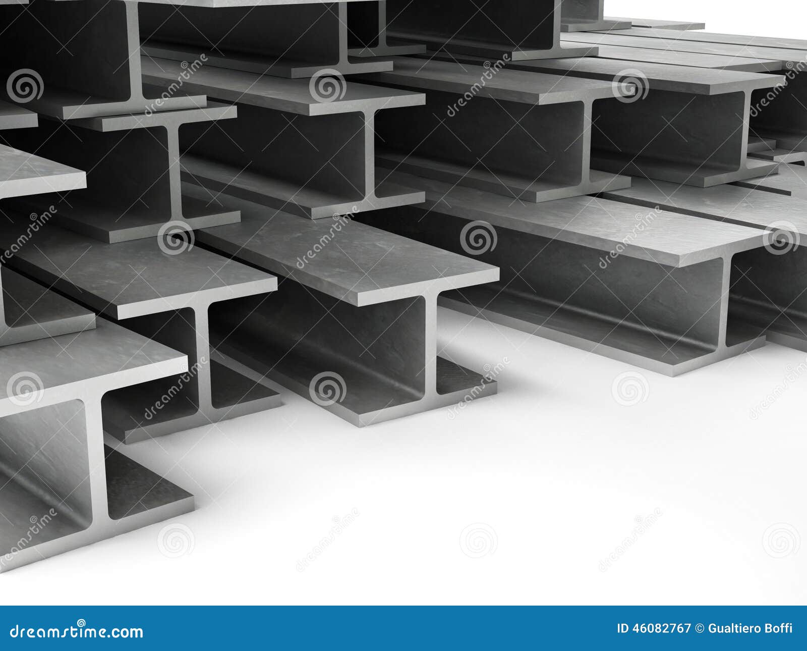 Iron beam stock illustration. Illustration of steel, iron - 46082767