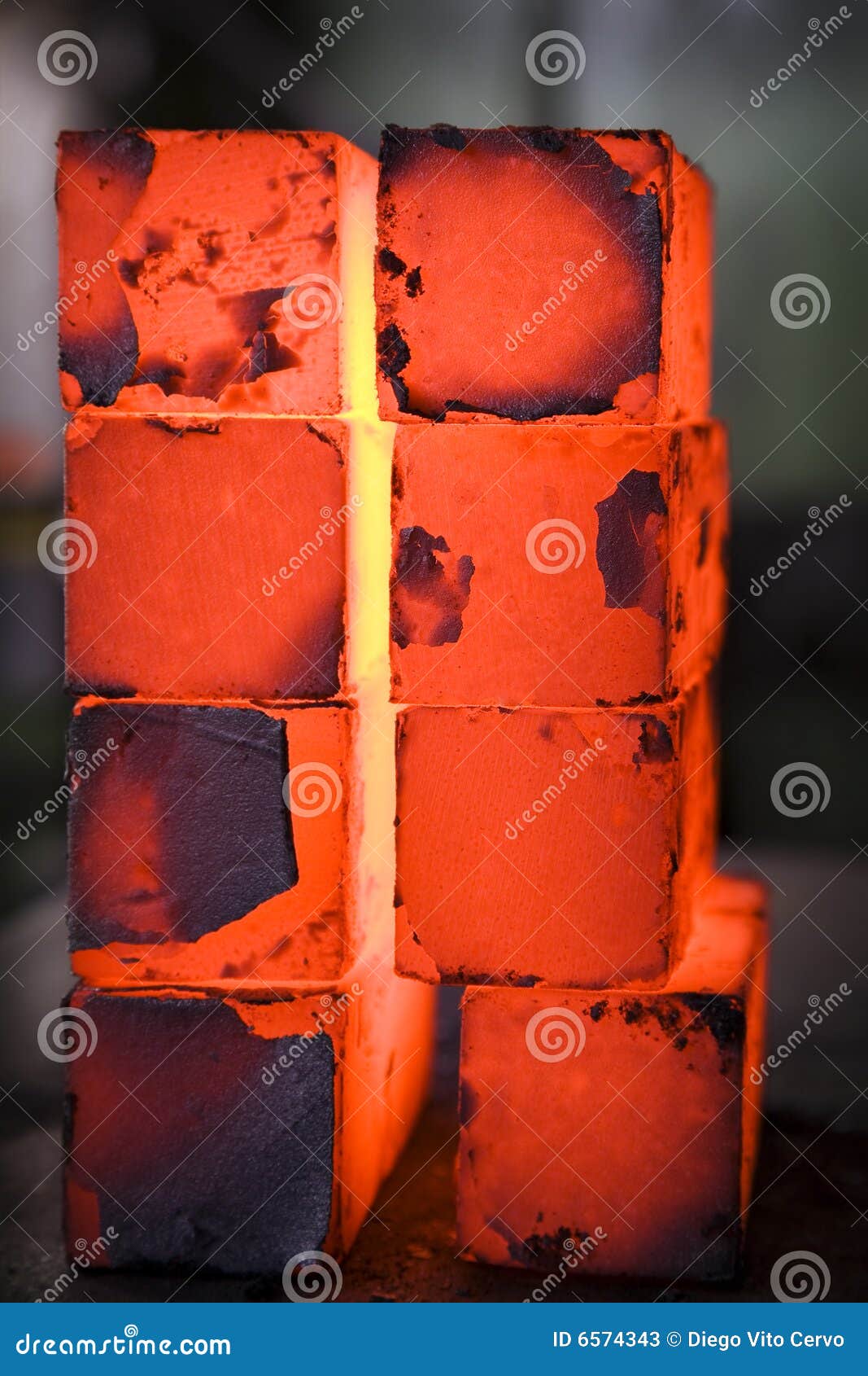 Iron blocks stock image. Image of foundry, background - 6574343