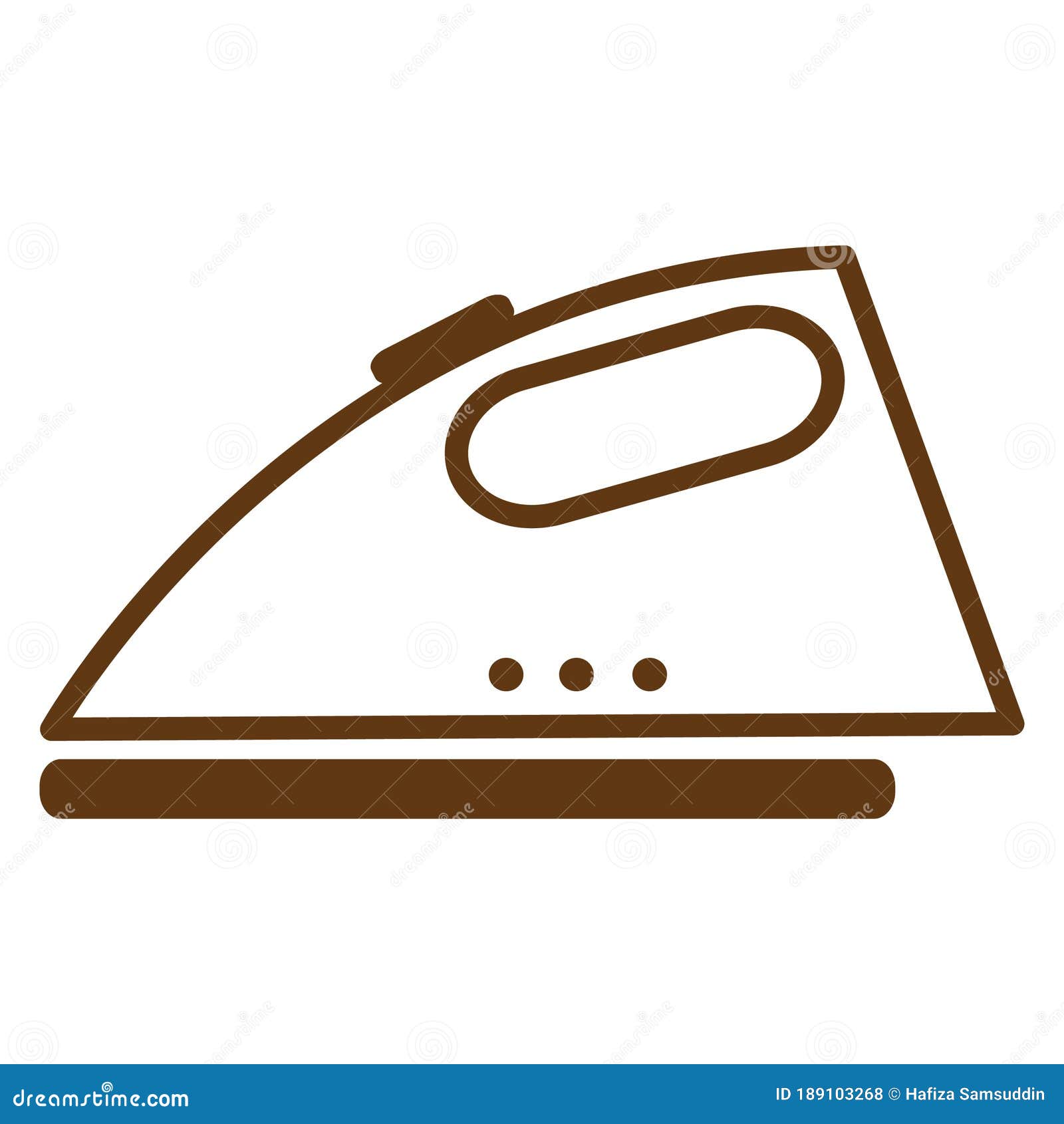 Iron Box. Vector Illustration Decorative Design Stock Vector ...