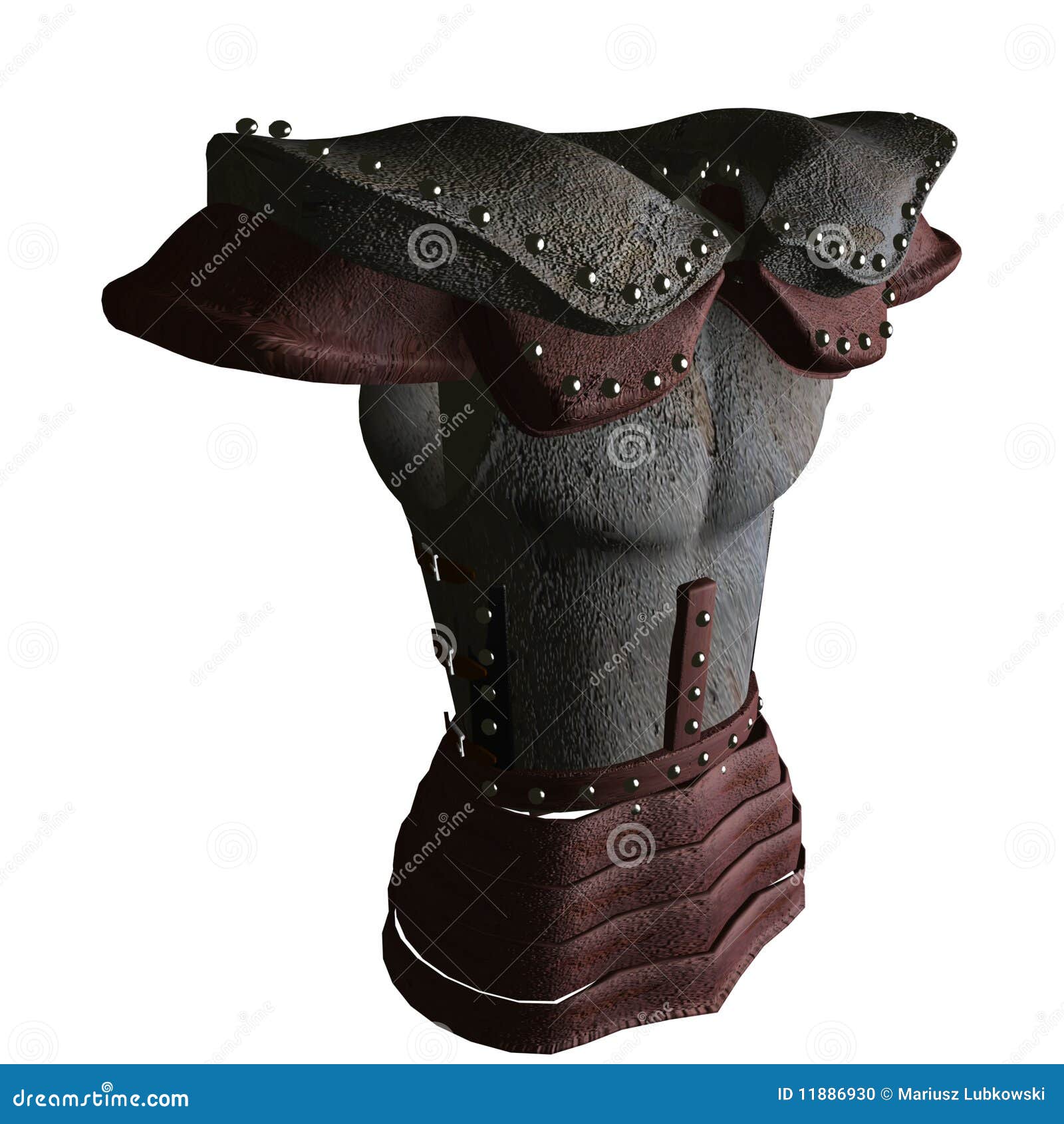 Iron Breastplate stock illustration. Illustration of breastplate - 11886930