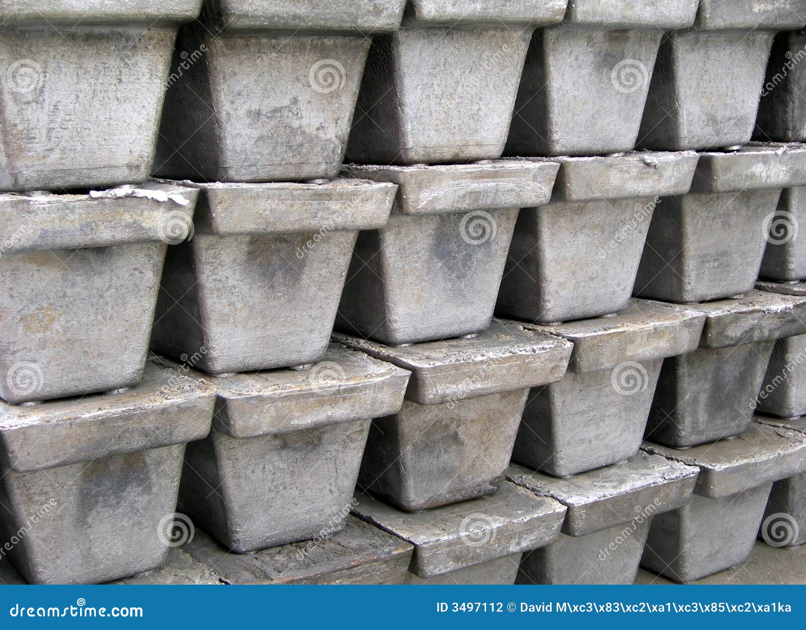 Iron bricks stock photo. Image of material, factory, casting - 3497112