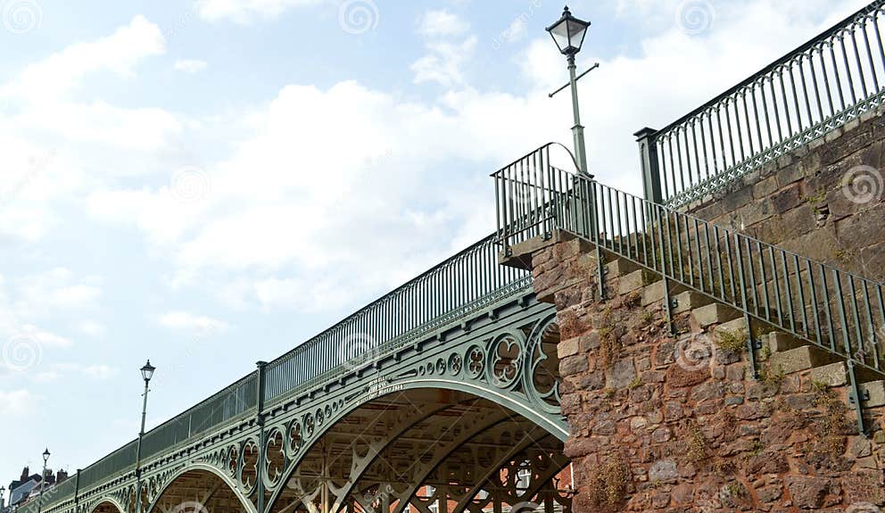 Iron bridge. exeter stock image. Image of iron, transport - 126783059