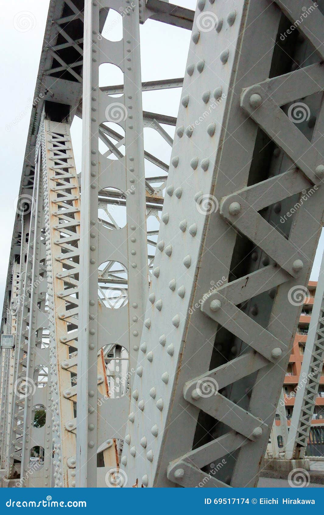 Iron bridge stock photo. Image of robust, rebar, complex - 69517174