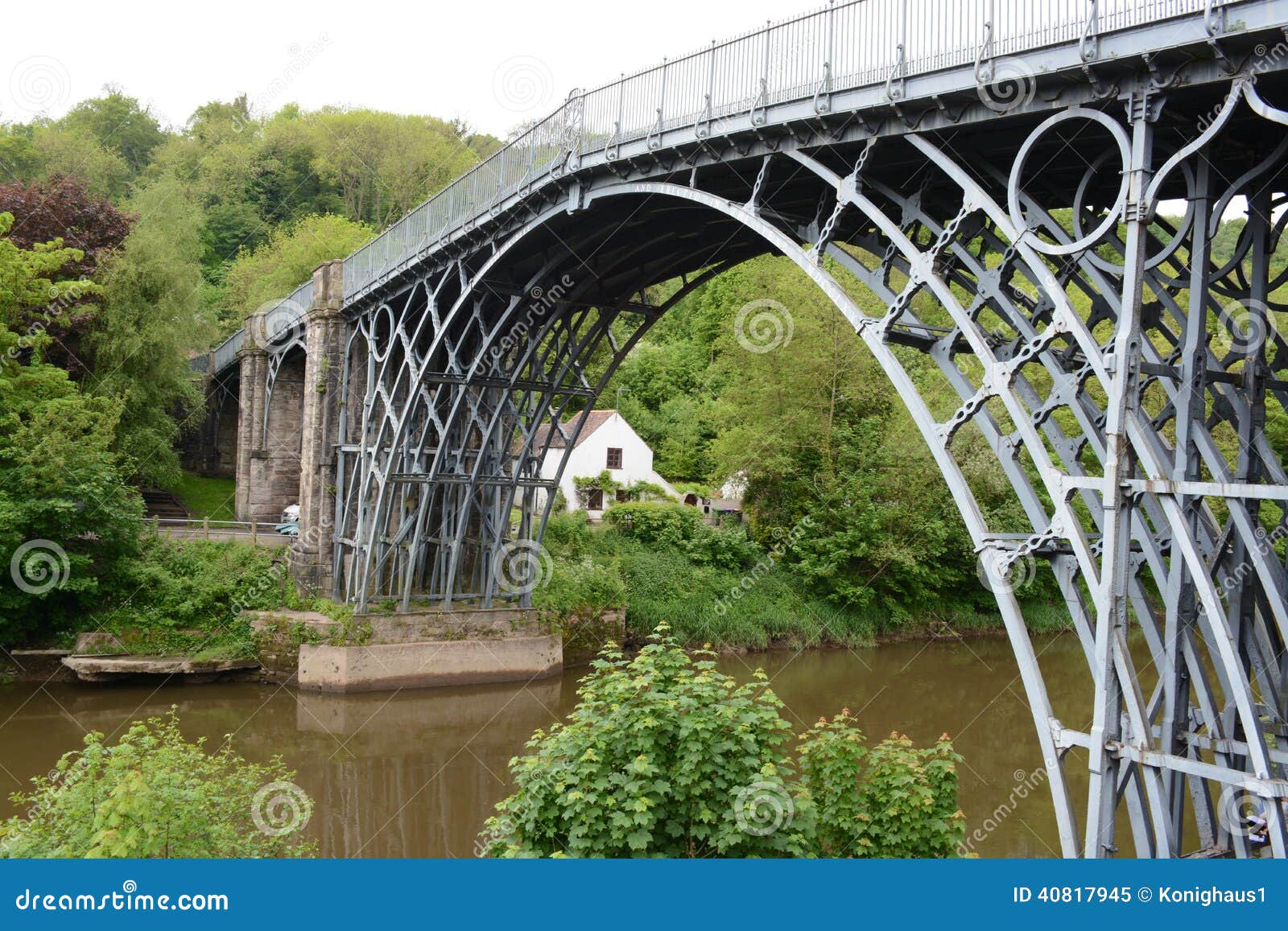 Iron bridge, telford stock image. Image of shropshire - 40817945