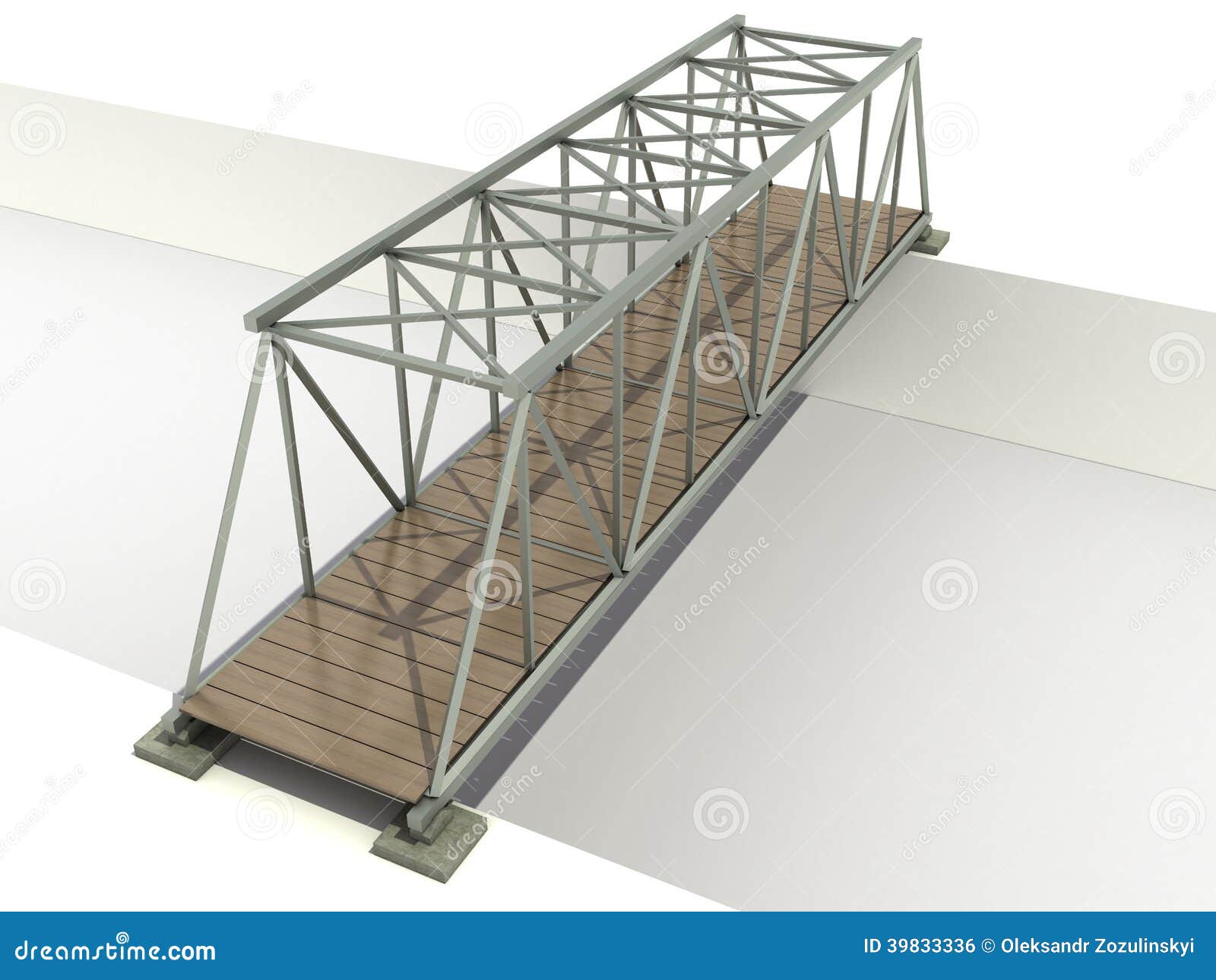 Iron bridge #2 stock illustration. Illustration of landmark - 39833336