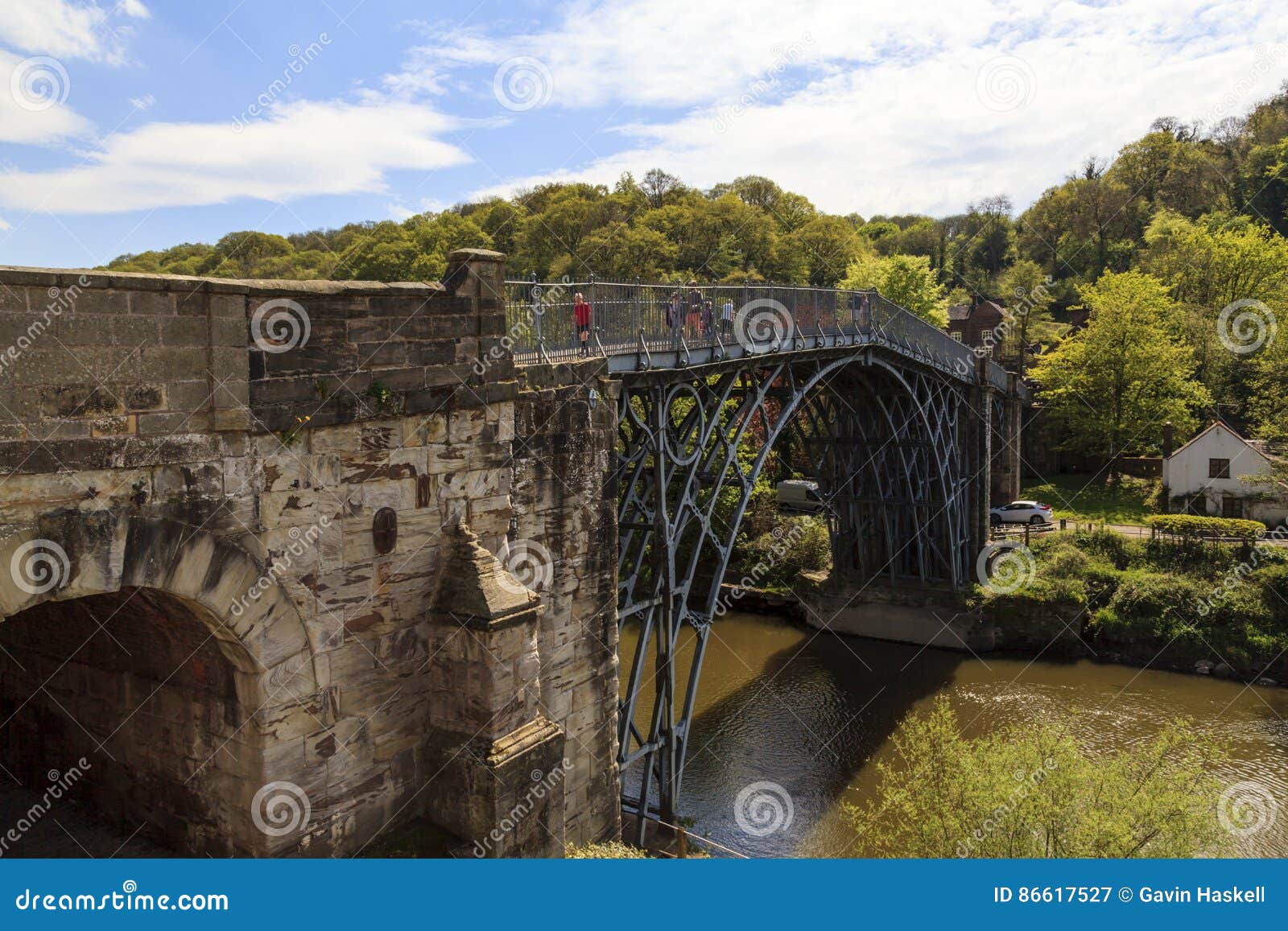 Iron Bridge editorial photography. Image of shropshire - 86617527