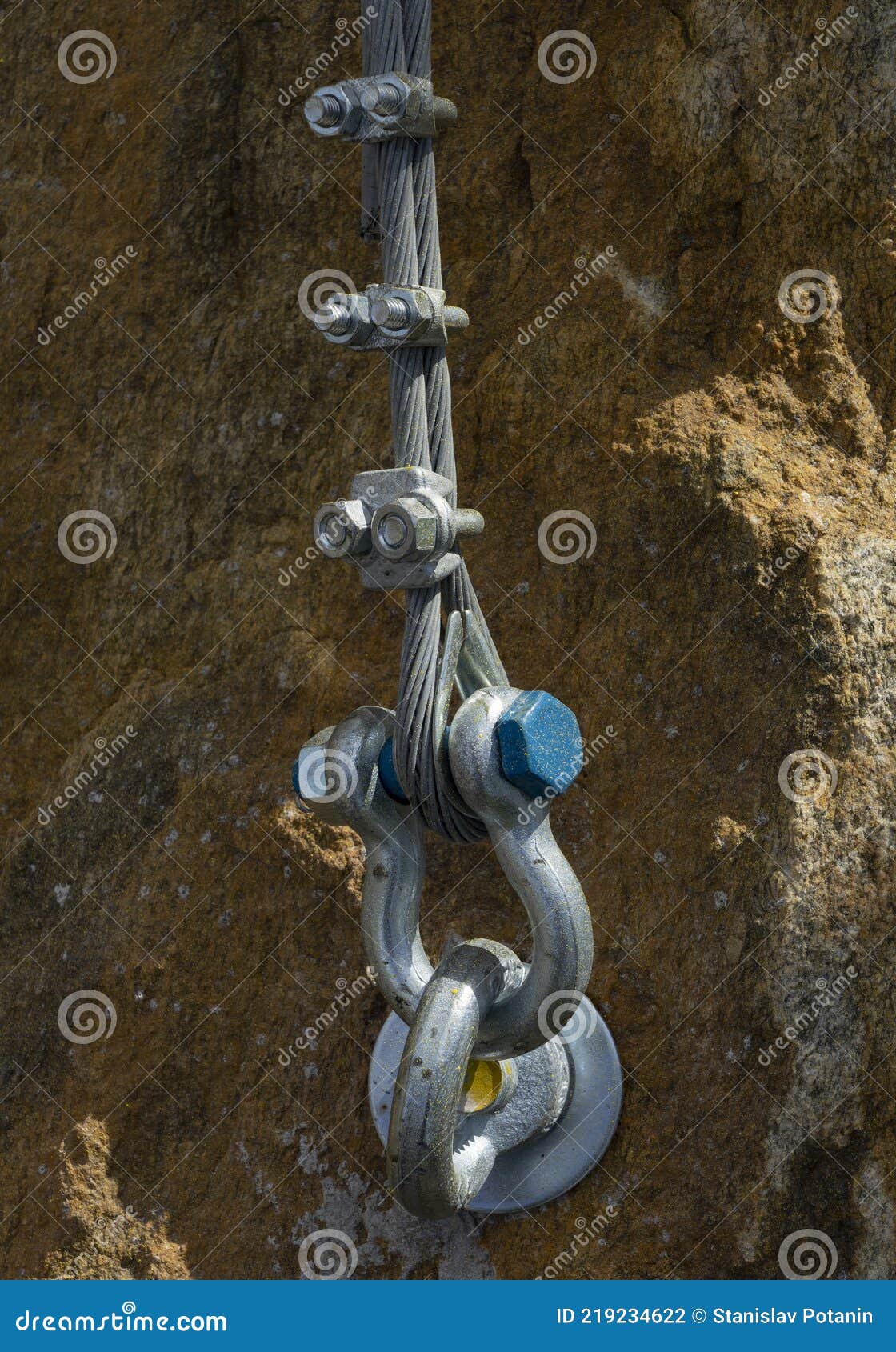 Iron Cables Fastened Together Stock Photo - Image of leisure, chain ...