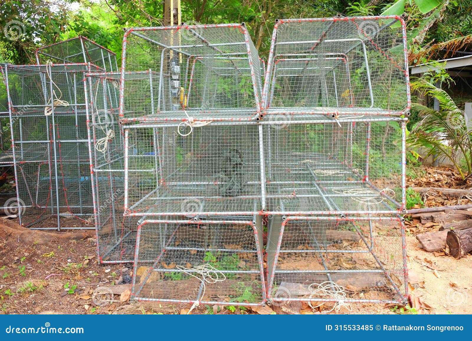 Iron Cage for Catching Fish for Raising Fish Industrial in Thailand ...