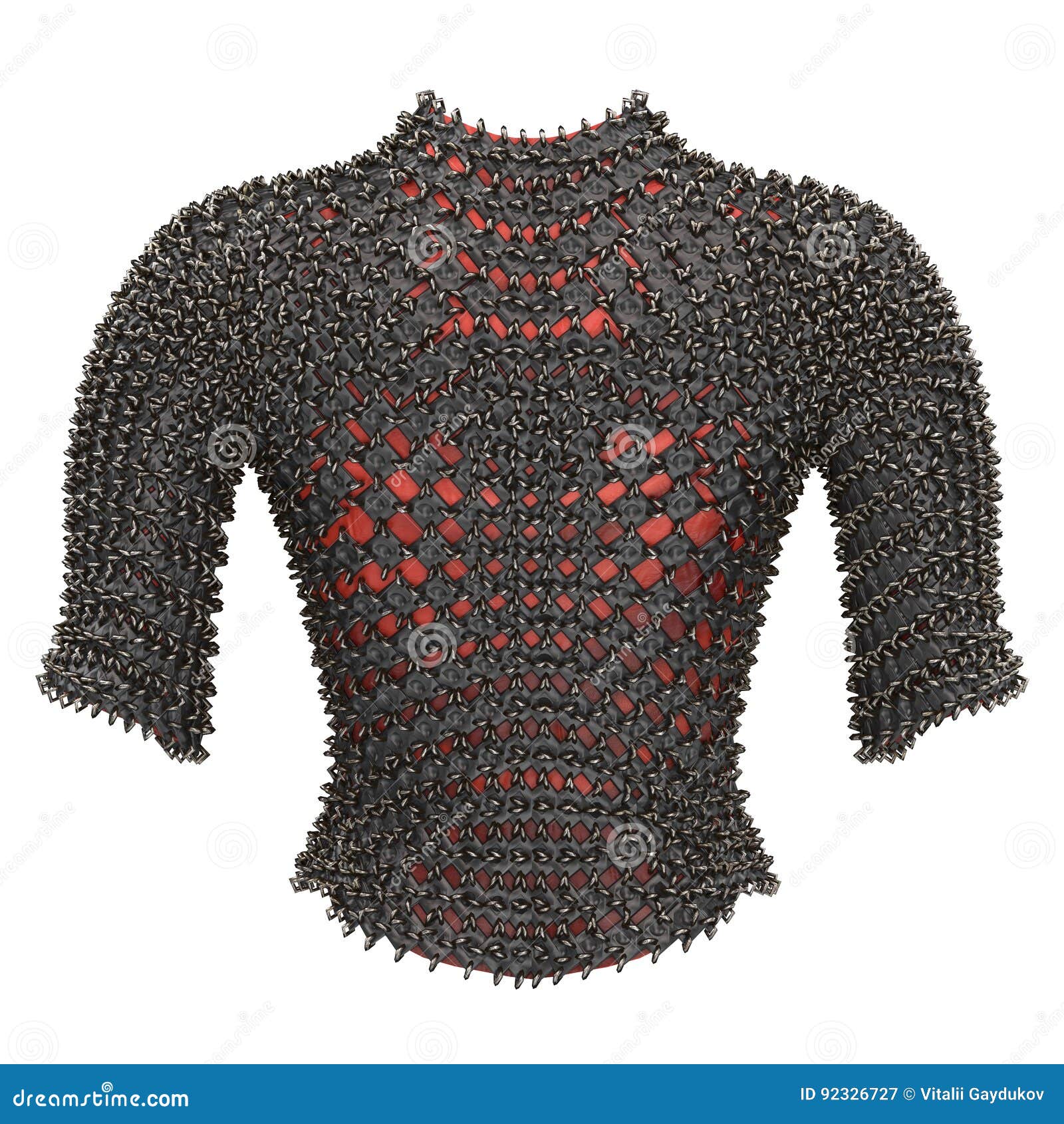 Chain Armor, Coat Of Mail Seamless Texture Vector Illustration ...
