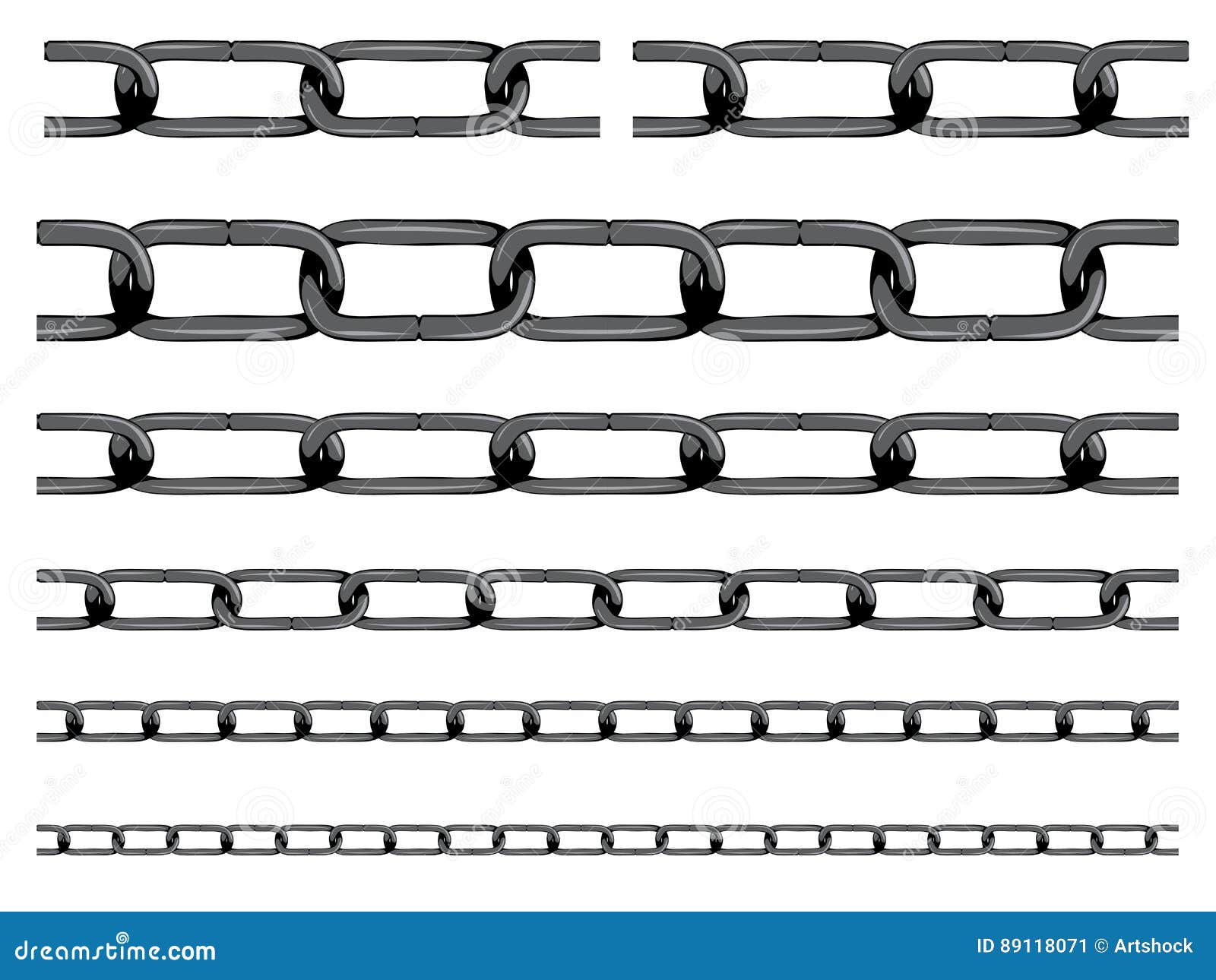Iron Chain Background stock vector. Illustration of chrome - 89118071