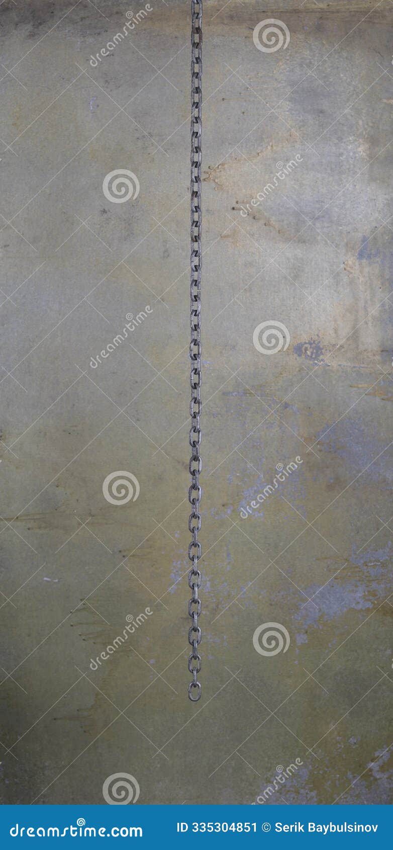 Iron Chain on Concrete Wall Stock Image - Image of rings, abstract ...
