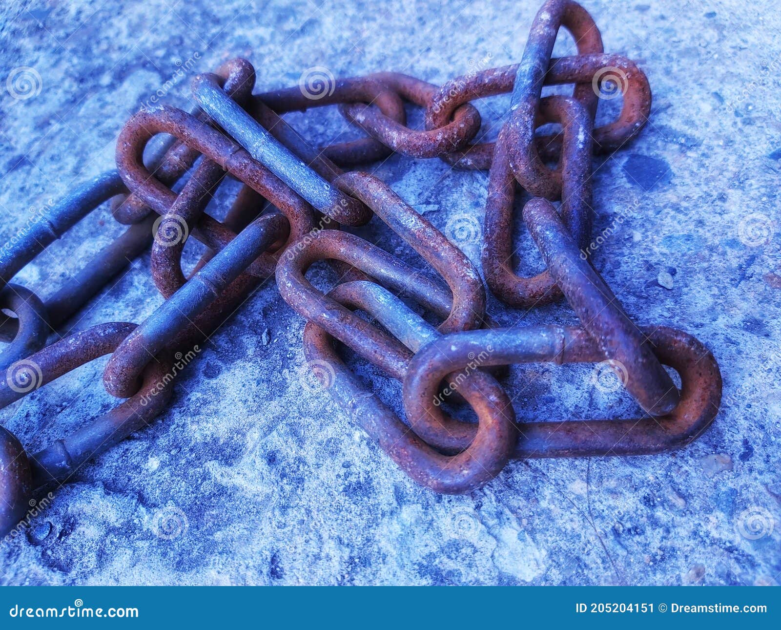 The Iron Chain Was Too Rusty Stock Image - Image of rusty, chain: 205204151