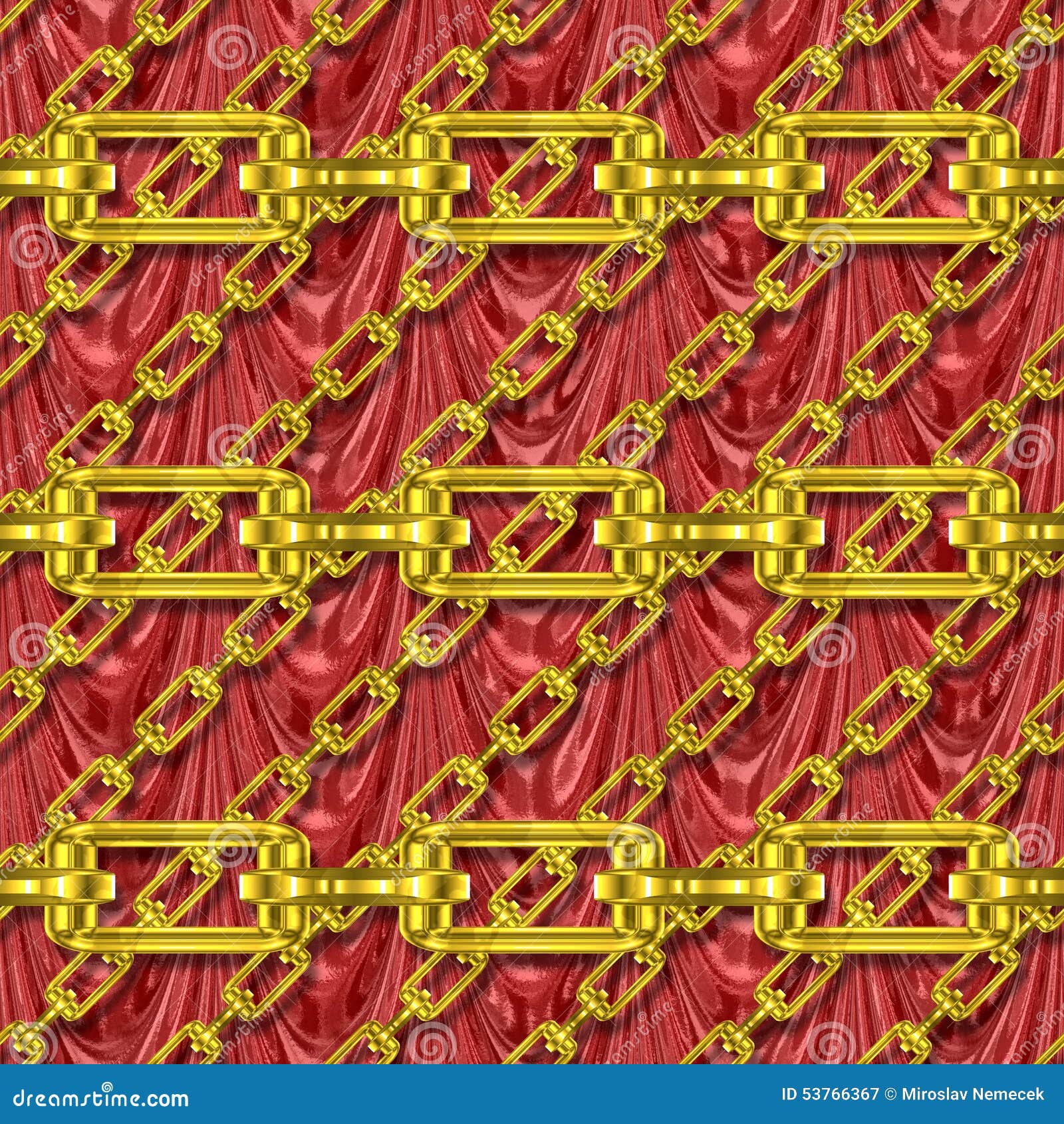 Iron Chains With Glazed Tiles Seamless Texture Royalty-Free Stock ...