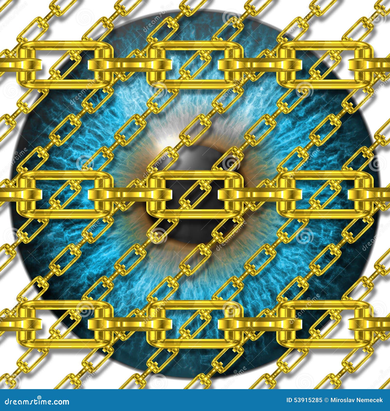 Iron Chains With Glazed Tiles Seamless Texture Royalty-Free Stock ...