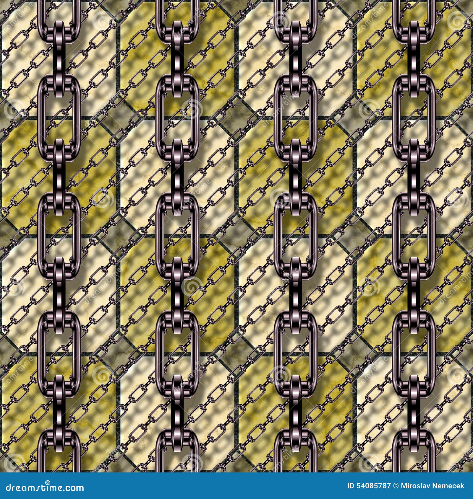 Iron Chains With White Background Seamless Texture Stock Photo ...