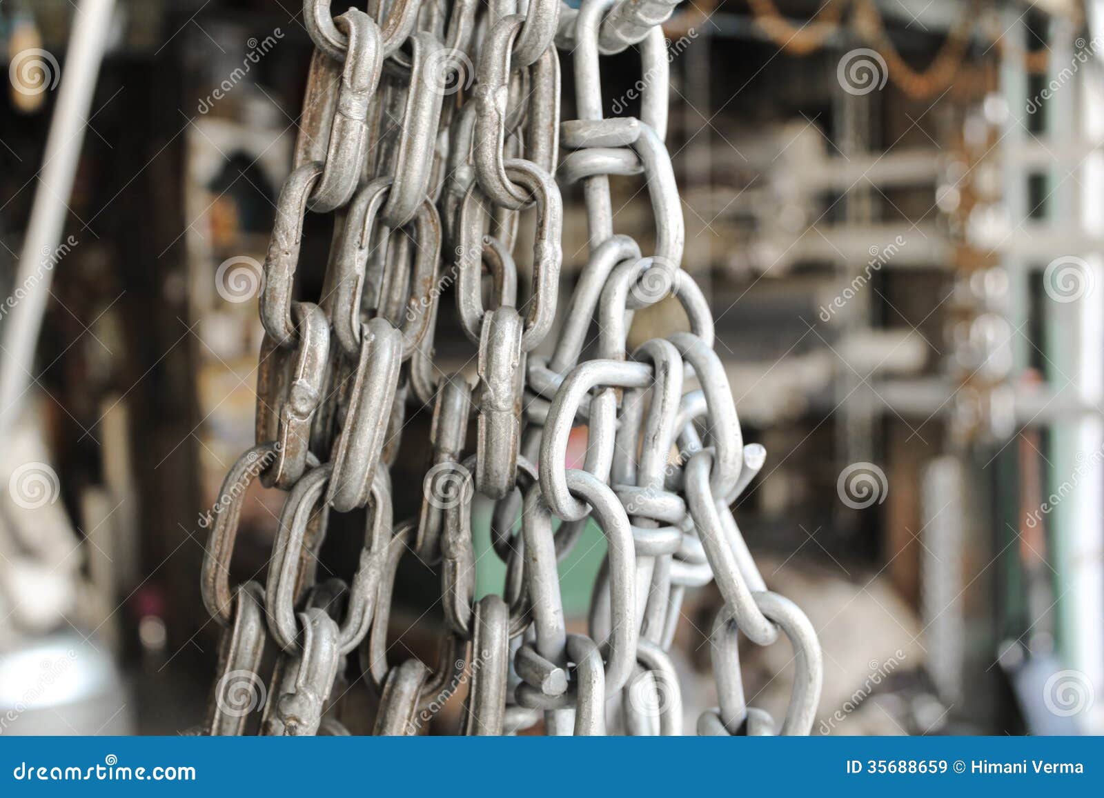 Iron Chains stock image. Image of dock, forged, construction - 35688659