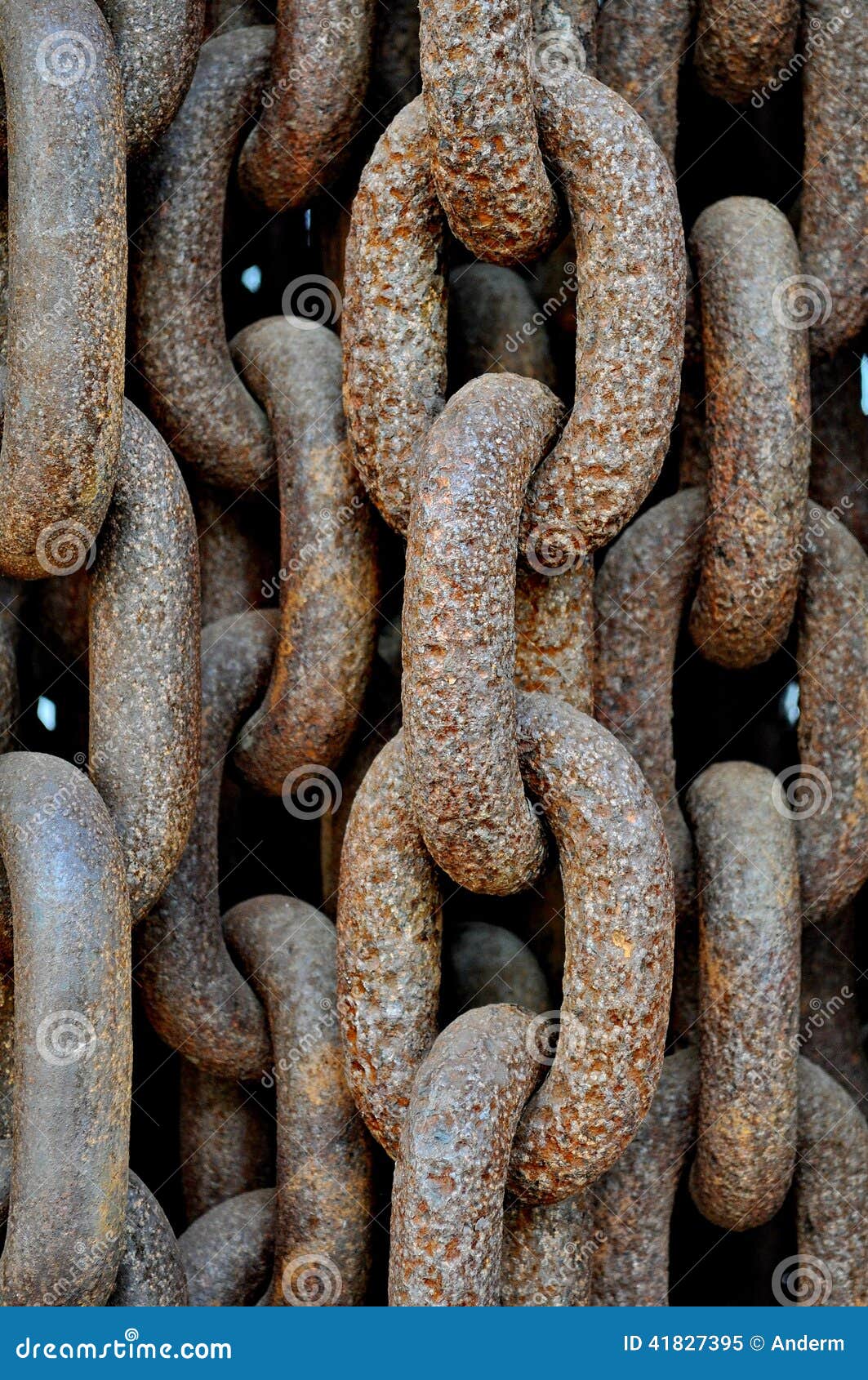 Iron chains stock image. Image of equipment, chains, industrial - 41827395