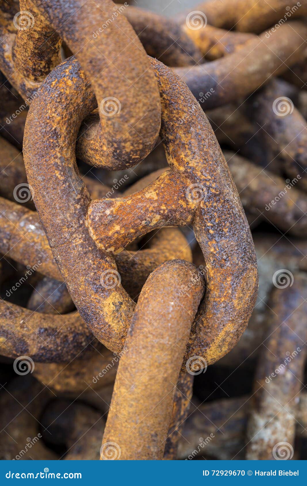 Iron chains stock photo. Image of industrial, steel, brown - 72929670