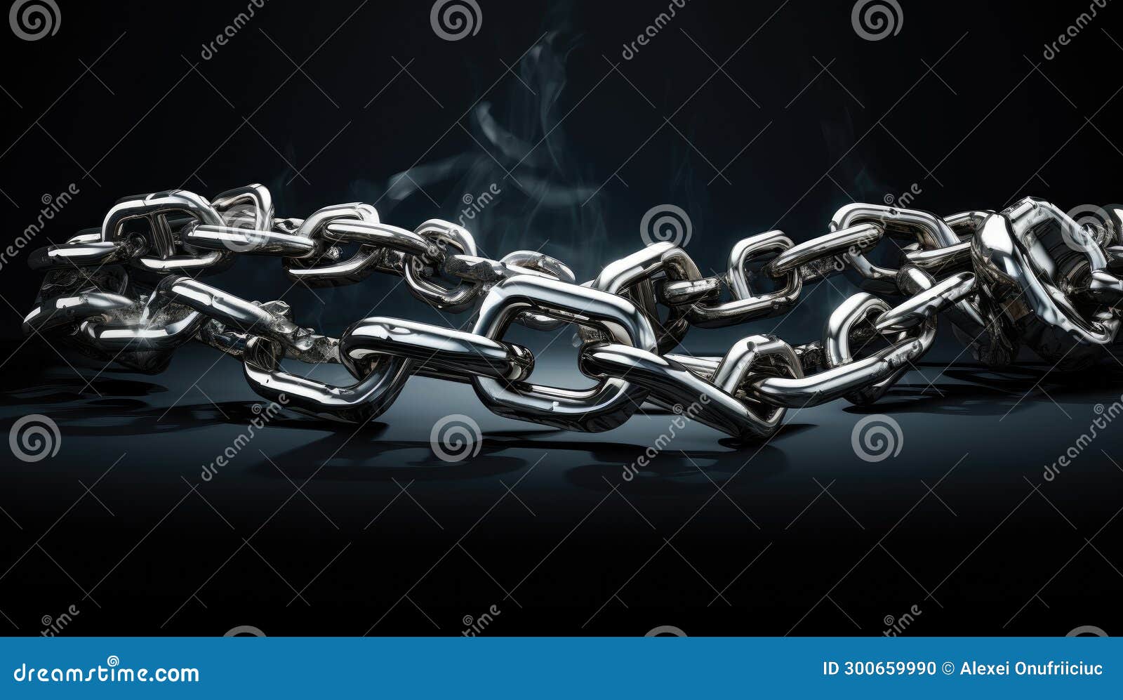Iron Chains . Steel Chains . Broken Chain Stock Illustration ...