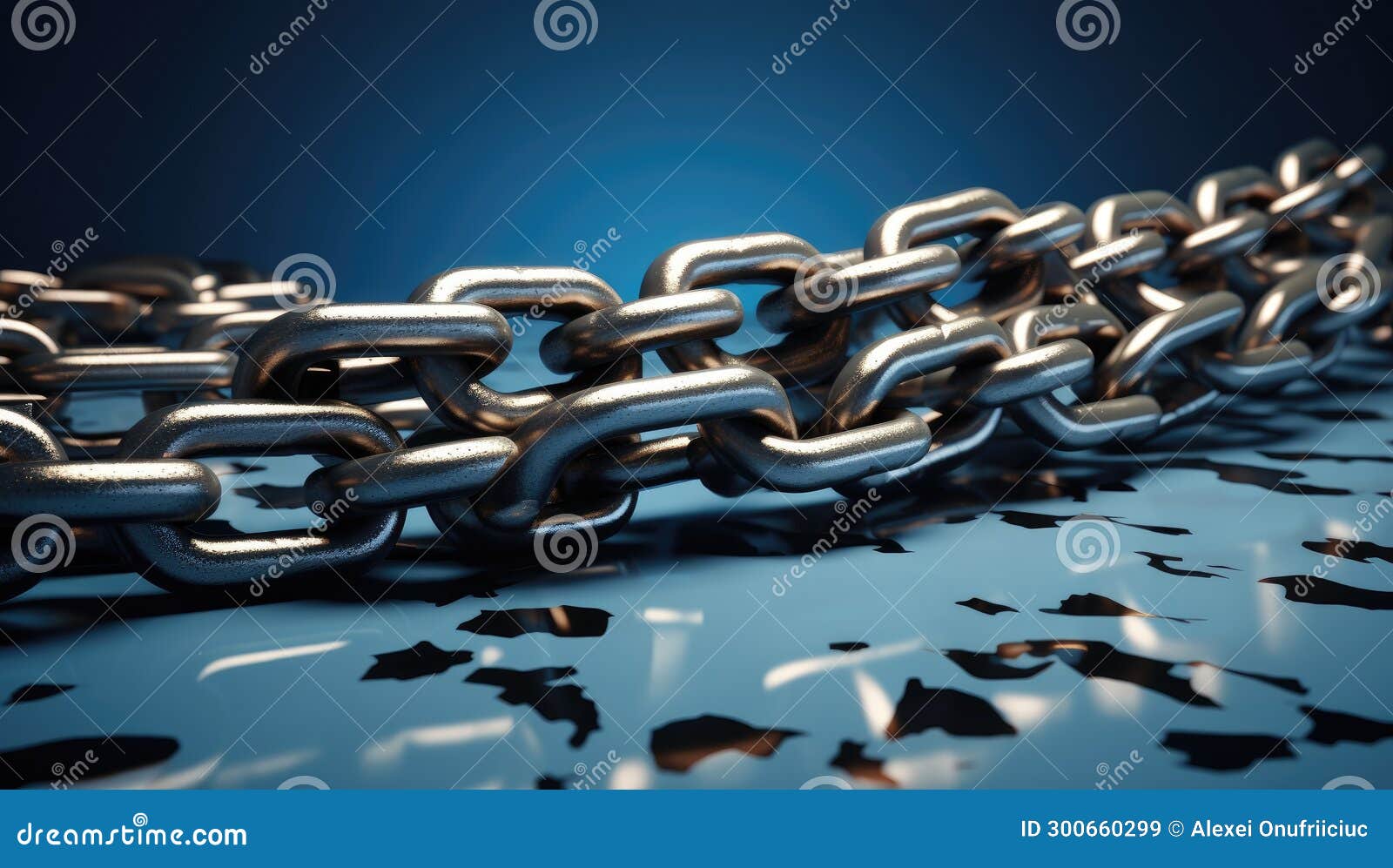 Iron Chains . Steel Chains . Broken Chain Stock Illustration ...