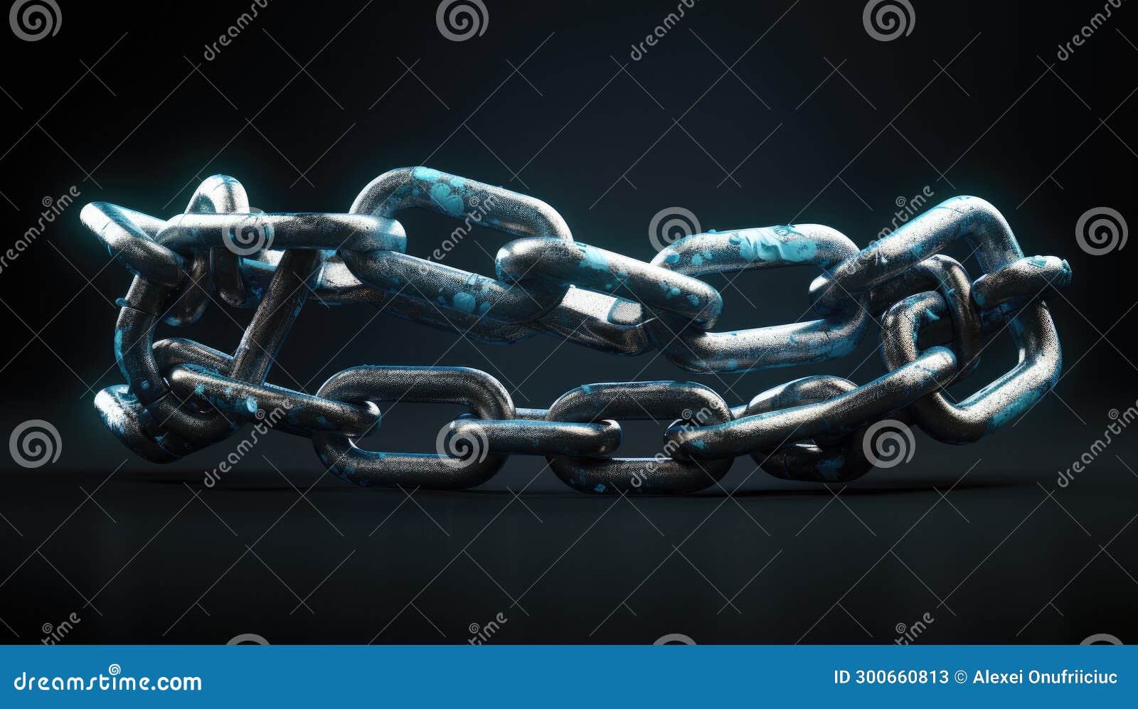 Iron Chains . Steel Chains . Broken Chain Stock Image - Image of metal ...