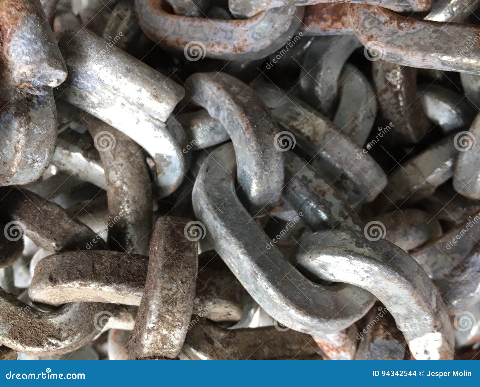 Iron chains stock photo. Image of chains, iron, rusty - 94342544
