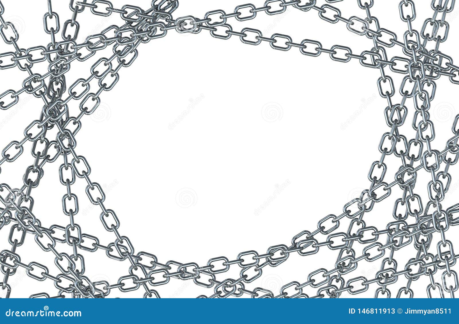 Iron Chains With White Background Seamless Texture Stock Photography ...