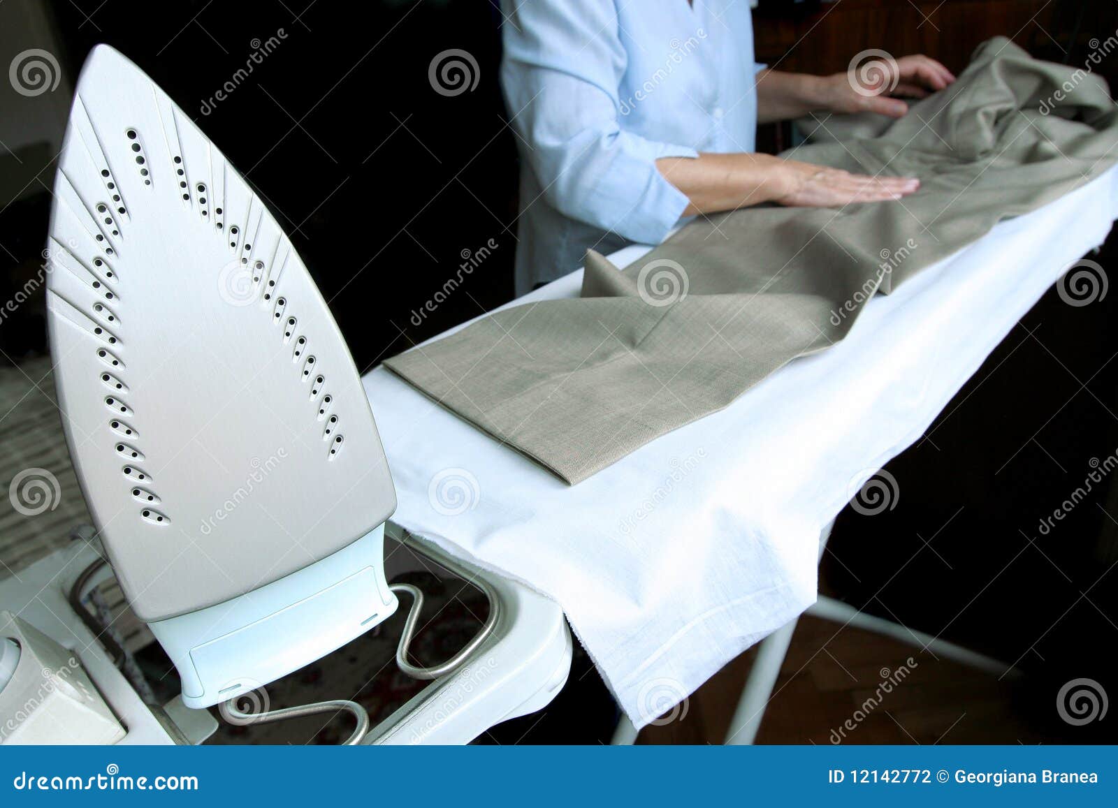 Iron Closeup stock photo. Image of electric, chores, single - 12142772