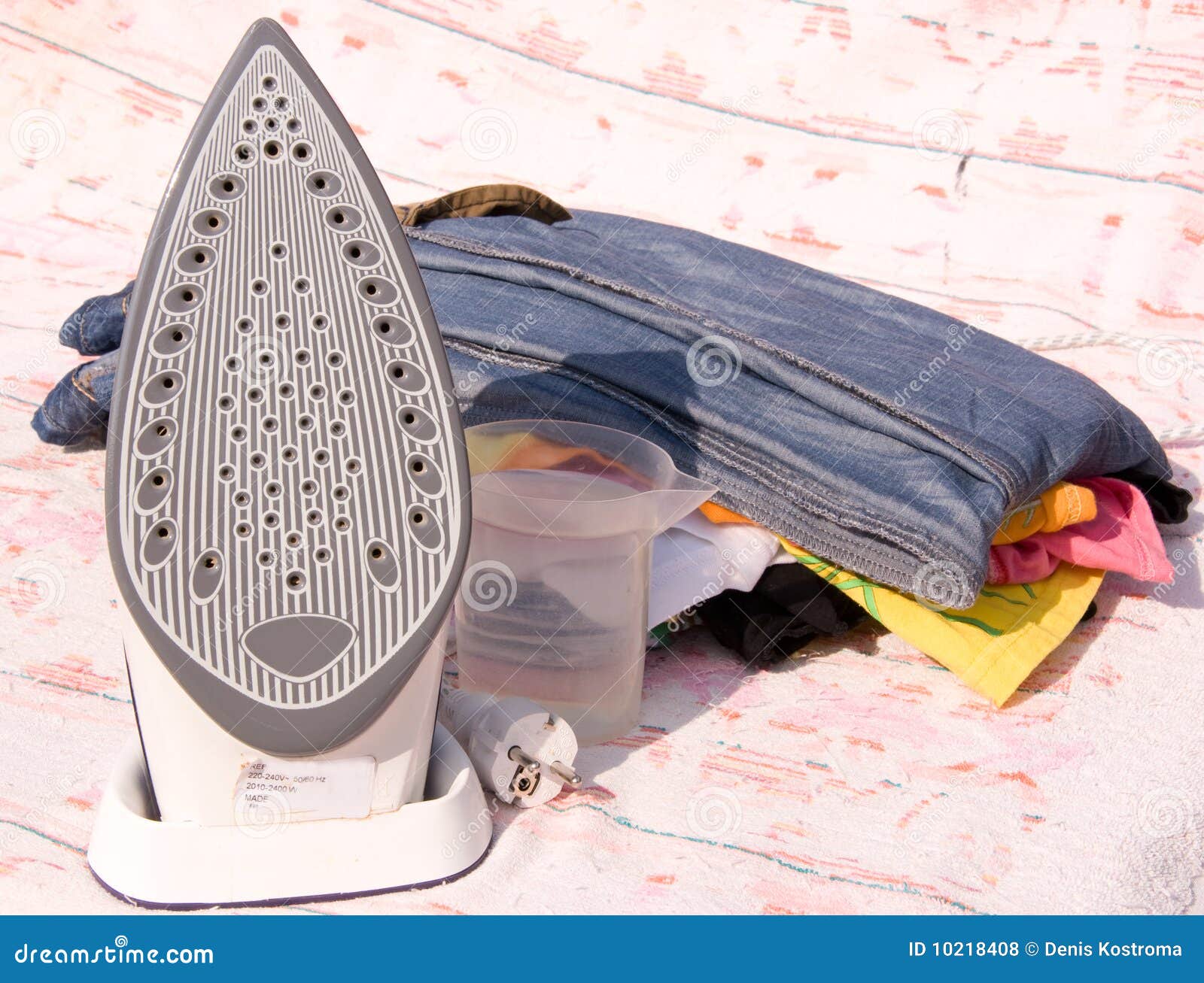 Iron And Clothes Picture. Image: 10218408