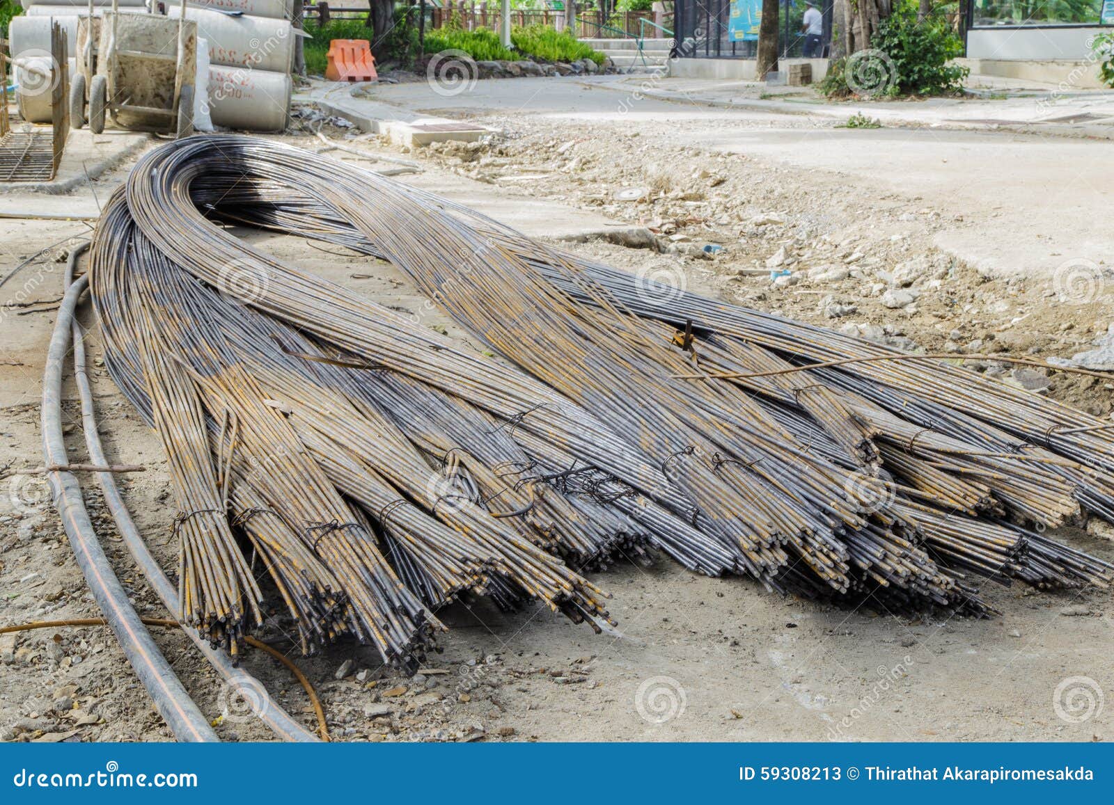 Iron construction rods stock image. Image of corrosion - 59308213