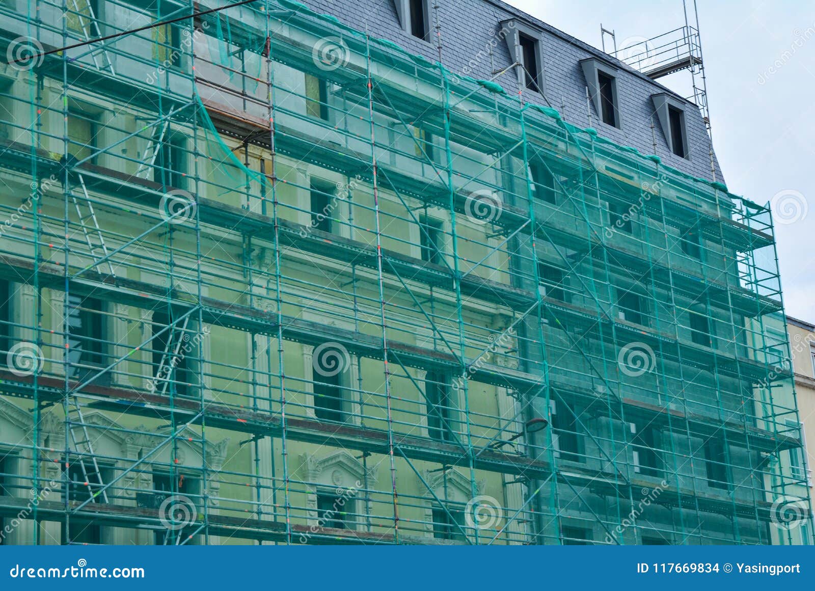 Iron Construction Scaffolding Stock Photo - Image of policy, high ...