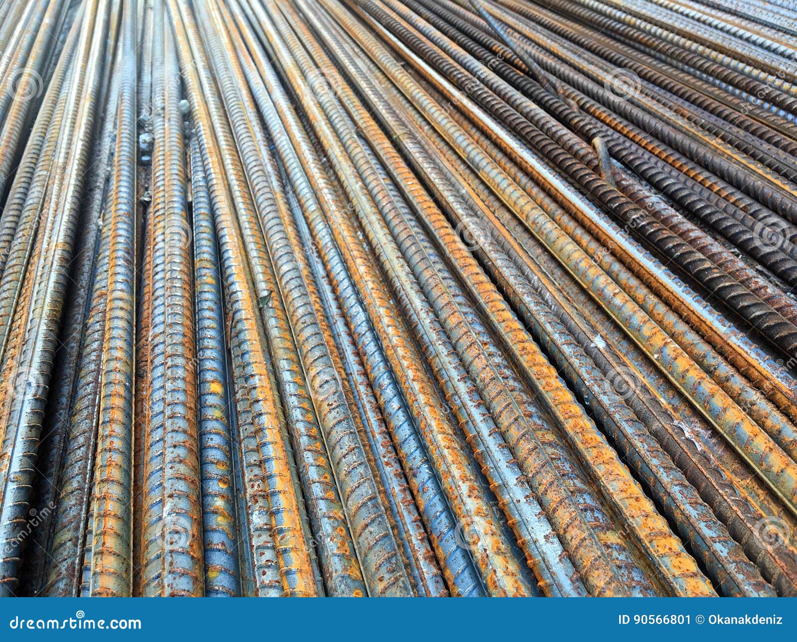 Iron in Construction Zone stock image. Image of materials - 90566801