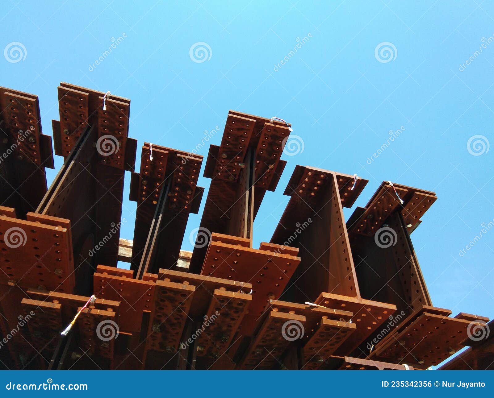 Iron Contruction for Building Stock Photo - Image of roof, iron: 235342356