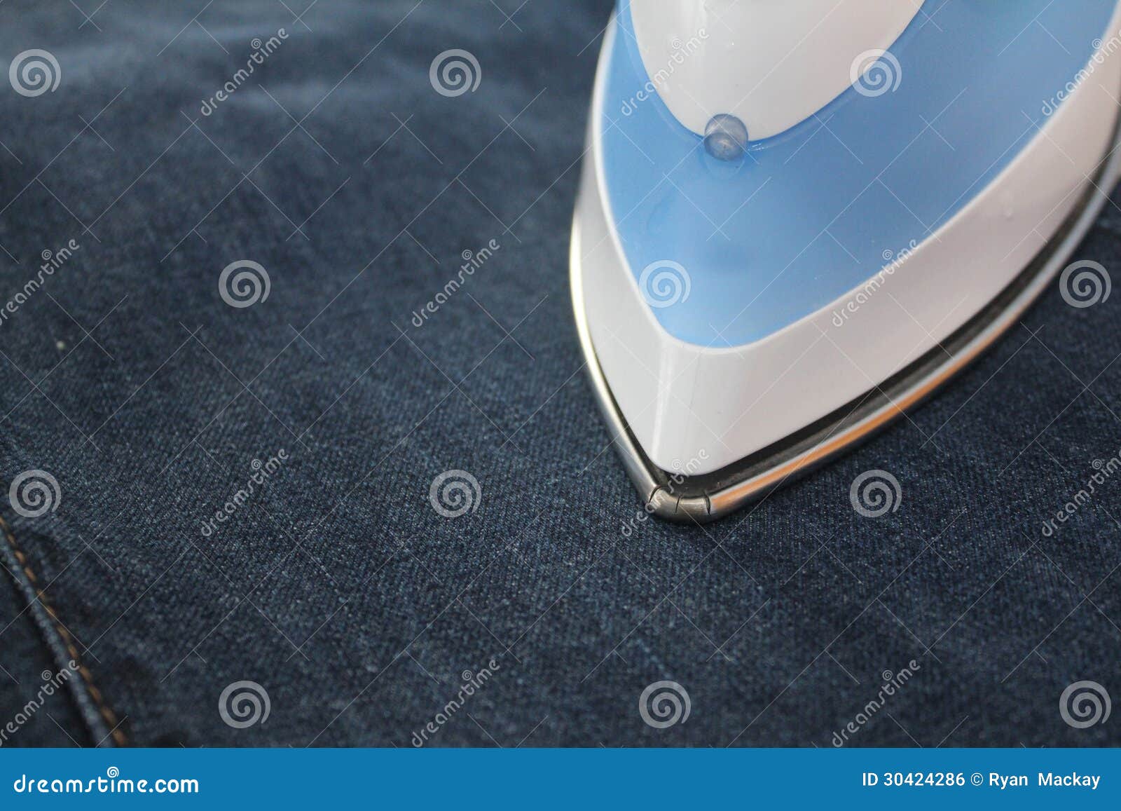 Iron and denim stock photo. Image of denim, material - 30424286