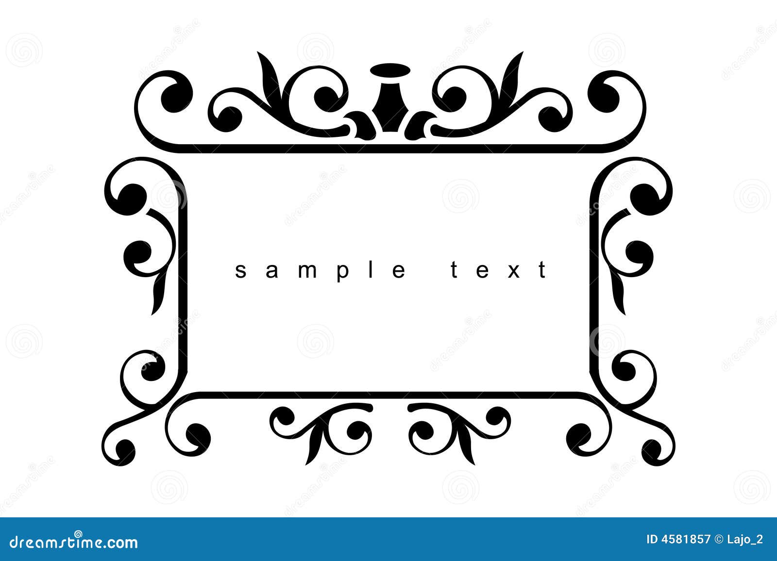 Iron design frame stock vector. Illustration of industry - 4581857